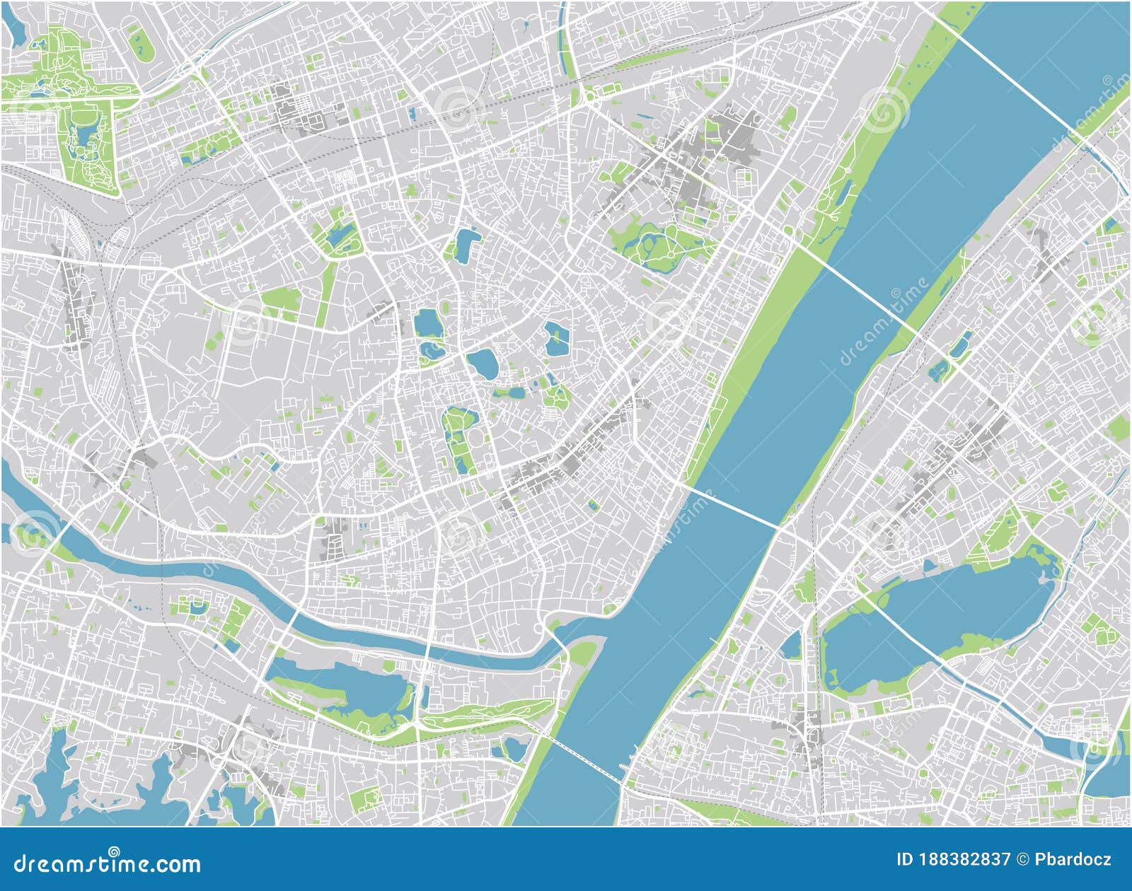 Vector City Map Of Wuhan. | CartoonDealer.com #188382837
