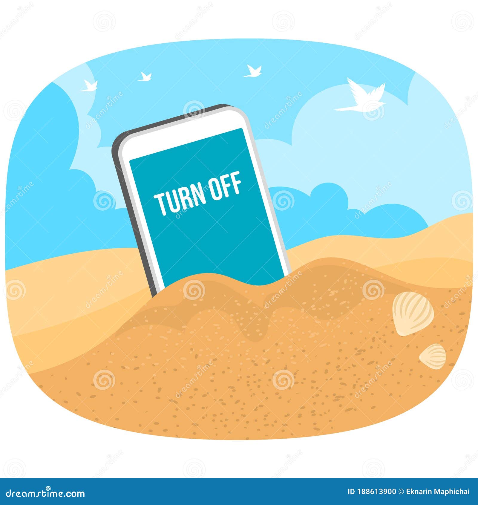 Turn Off Mobile Phones Icon Cartoon Vector | CartoonDealer.com #32938585