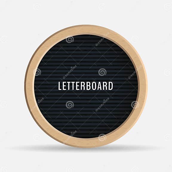 Round letter board stock vector. Illustration of fashioned - 188632094