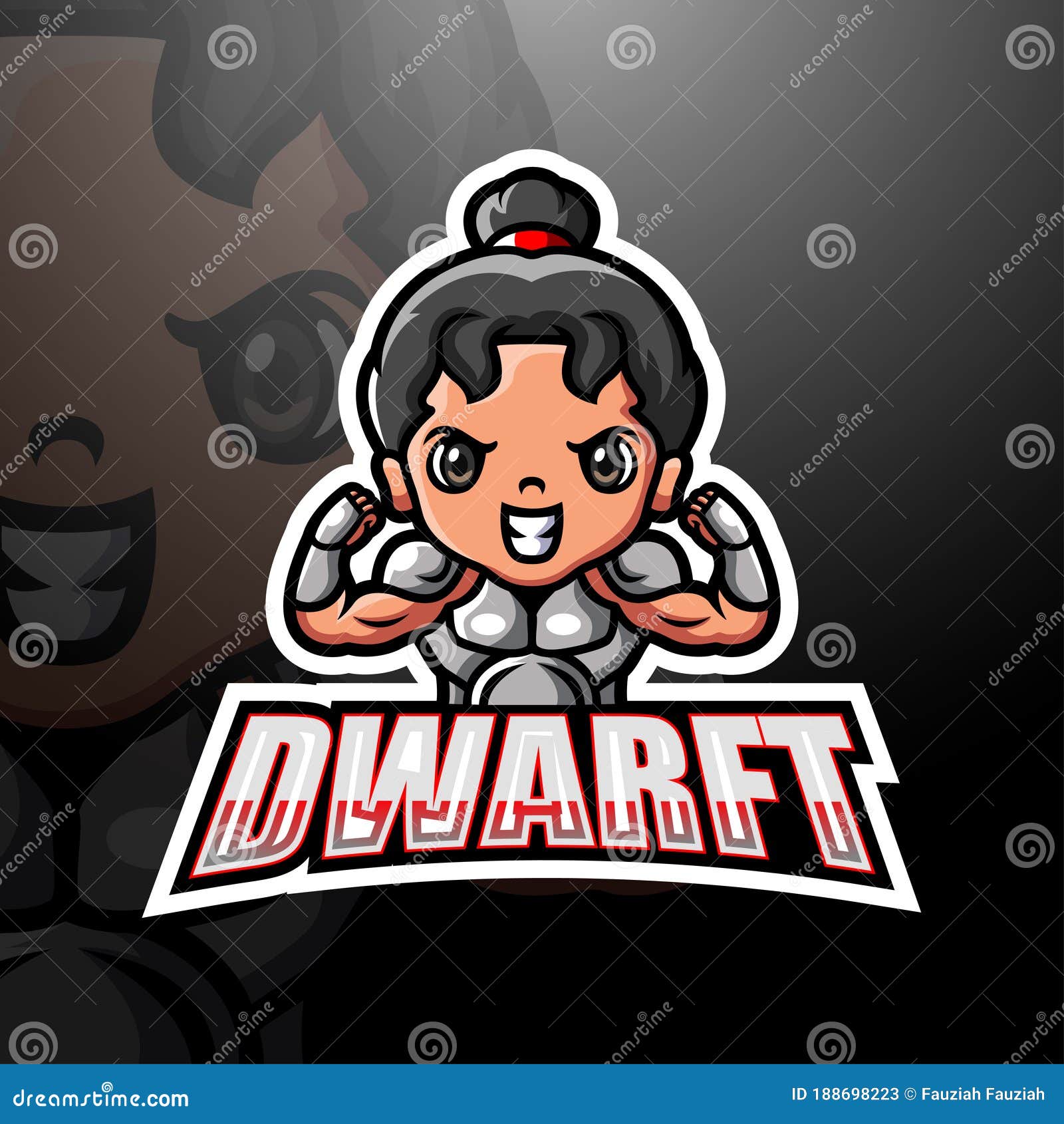 Dwarf Logo Design Vector Tamplate | CartoonDealer.com #164497432