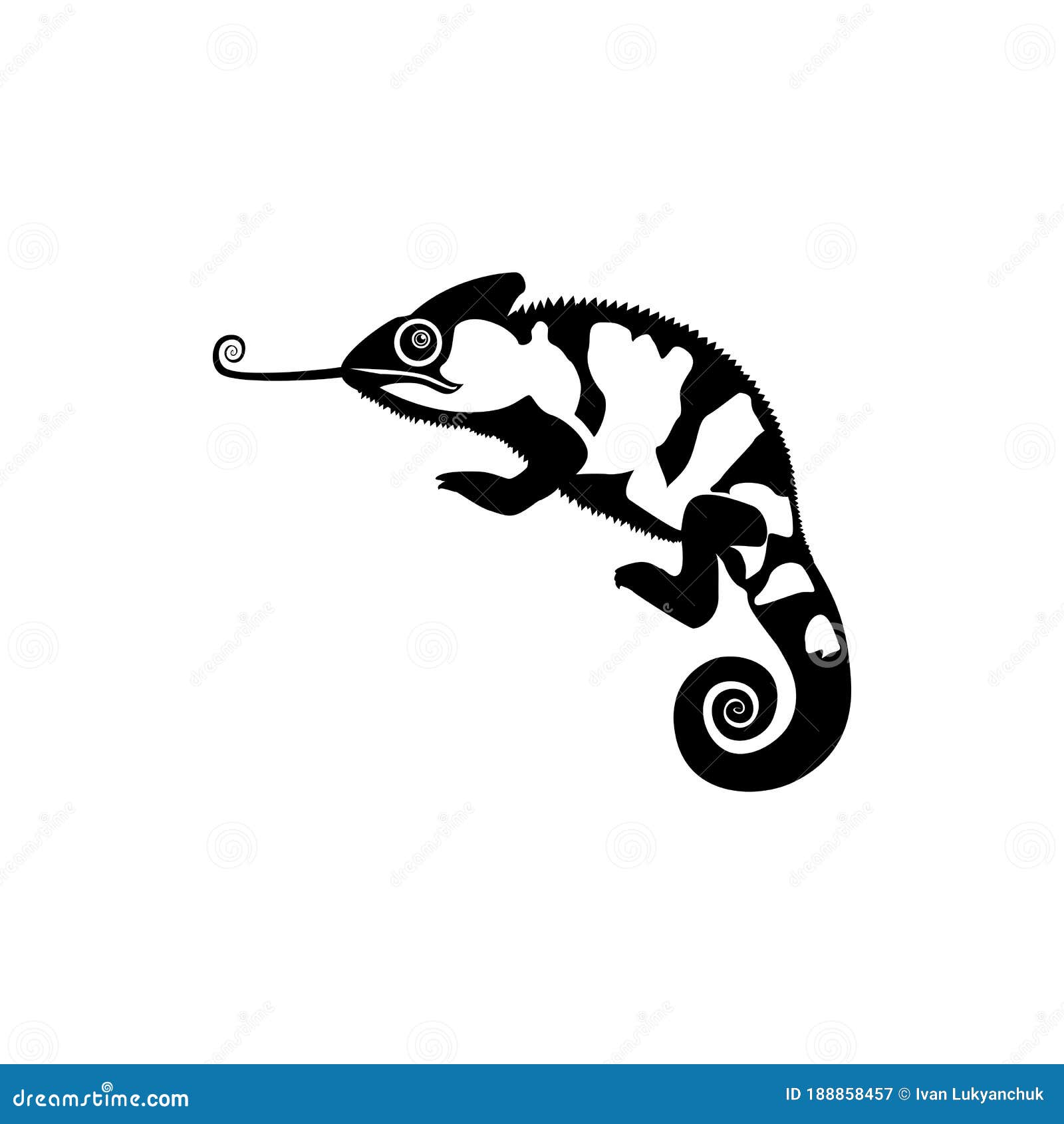 Chameleon Logo Design. Lizard Animal, Exotic Animal, Chameleon Logo ...