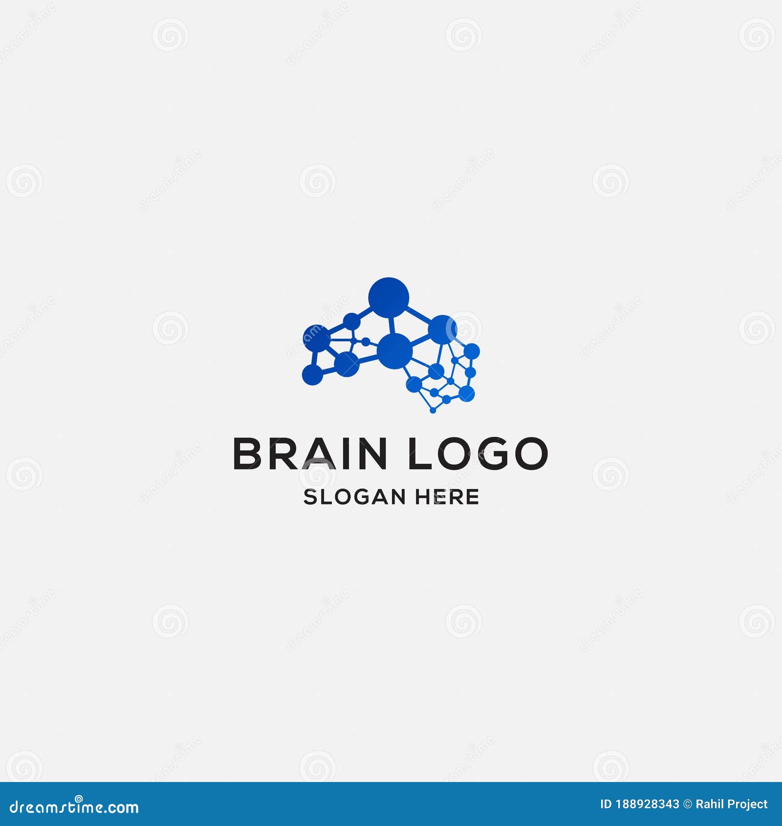 Brain Logo Design Template, Icon Internet - Vector Stock Vector ...