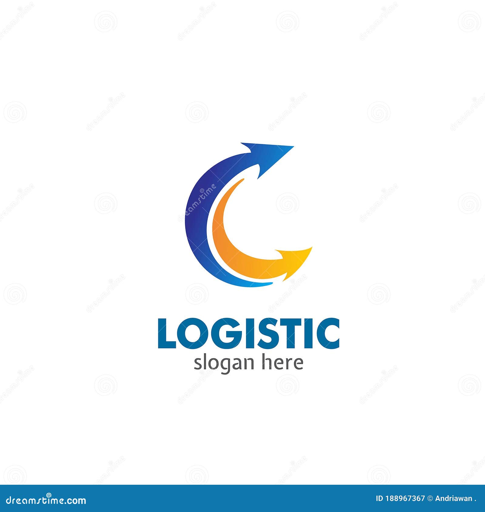 Logistic logo letters c stock vector. Illustration of logotype - 188967367