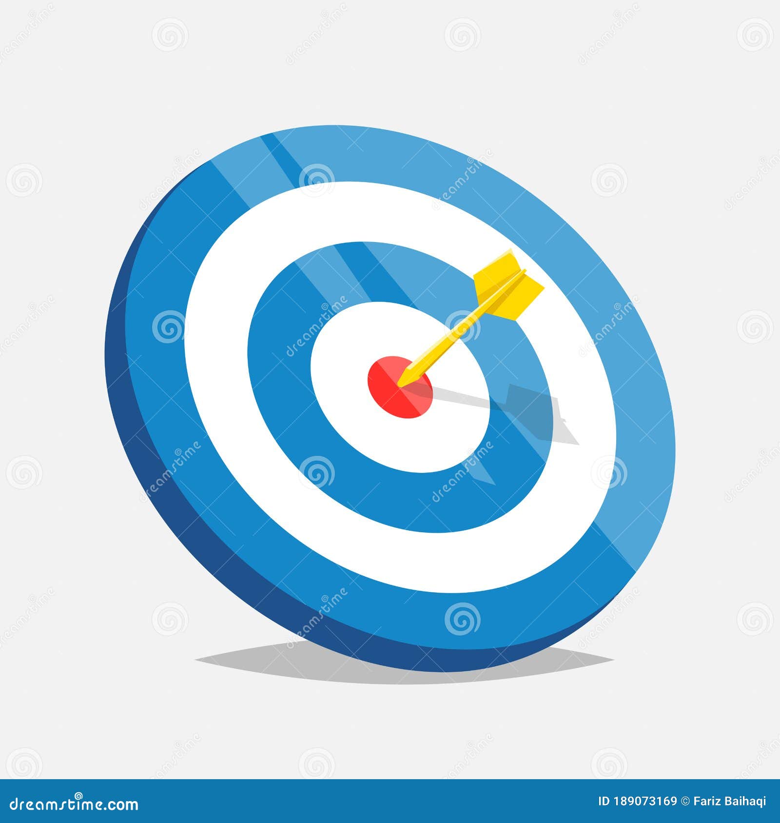 Target Aim Cartoon Vector Isolated Illustration Stock Vector ...