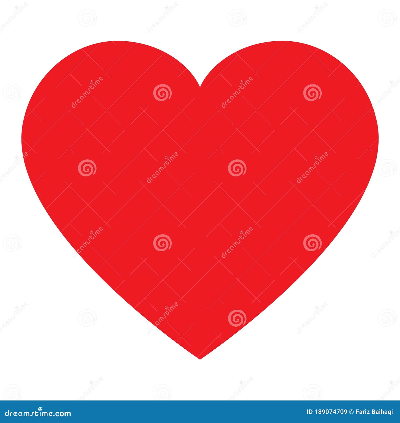 Simple Red Heart Icon Vector Isolated Illustration Stock Vector ...