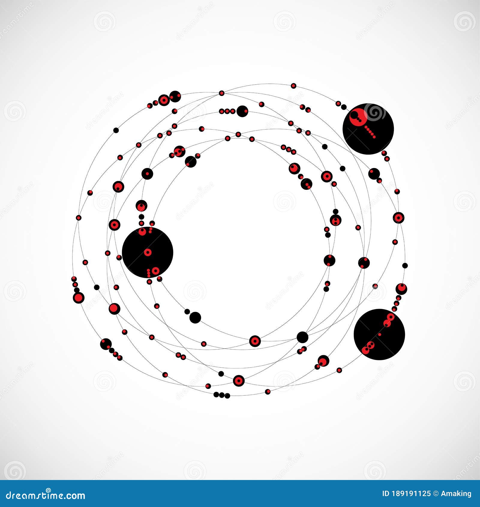 Abstract Background with Dots and Lines. Abstract Art Wallpaper Stock ...