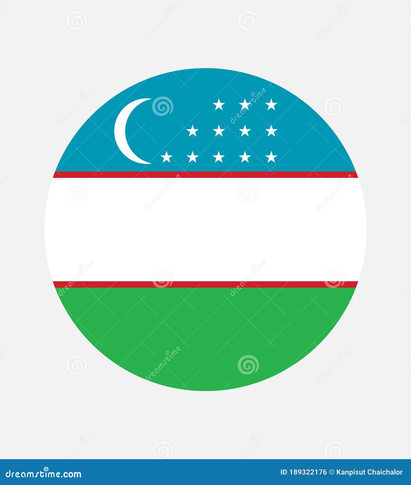 National Uzbekistan Flag, Official Colors and Proportion Correctly ...