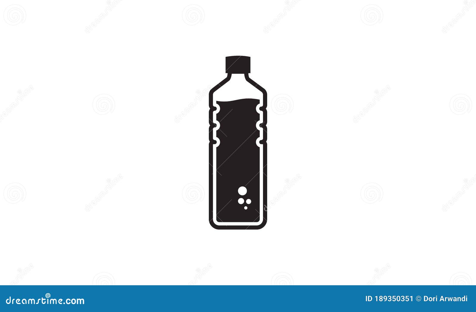 Bottle Icon Vector. Simple Flat Symbol. Perfect Black Pictogram ...