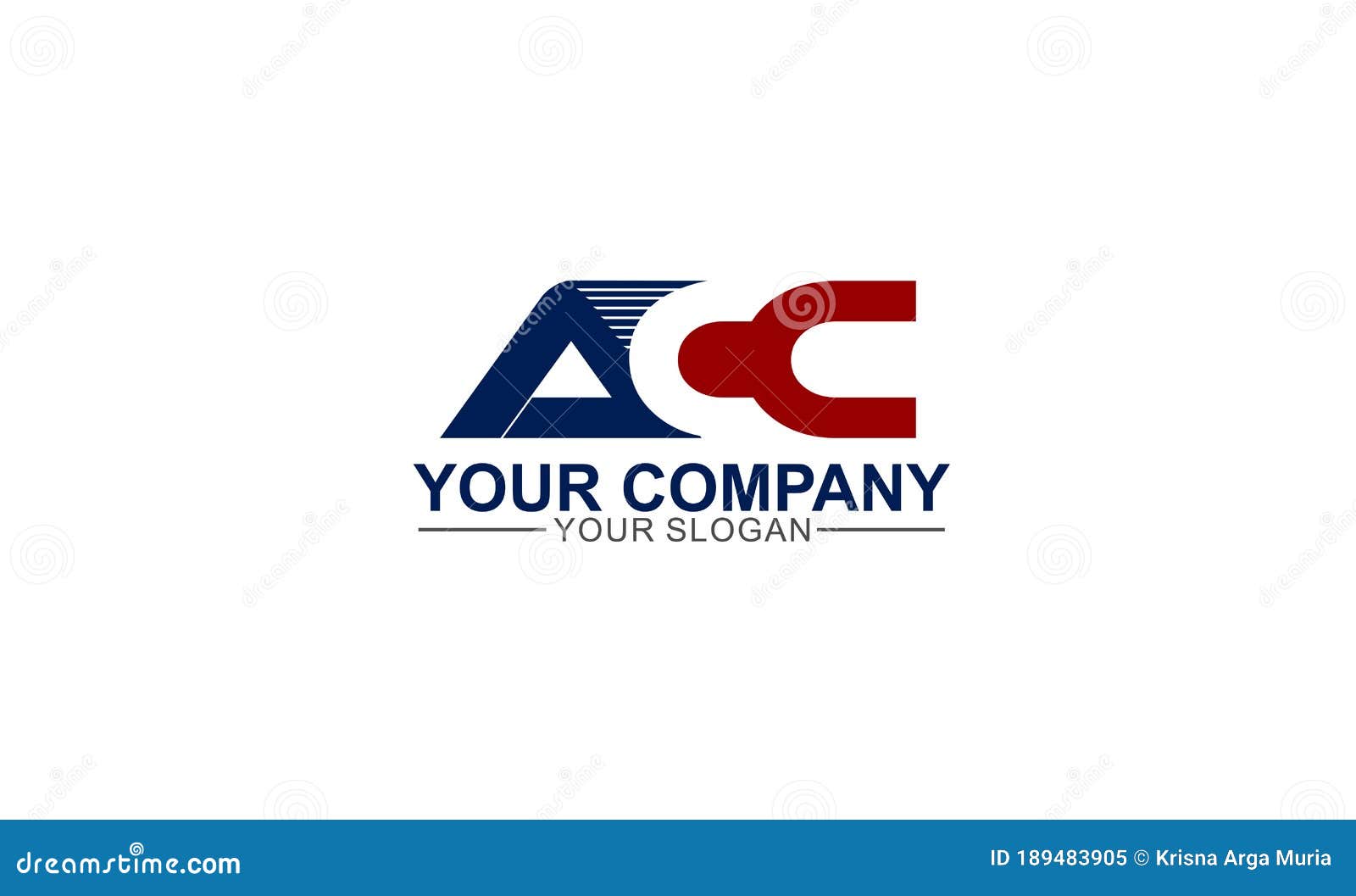 Initial ACC Logo Template Vector Icon for Any Business Stock Vector ...