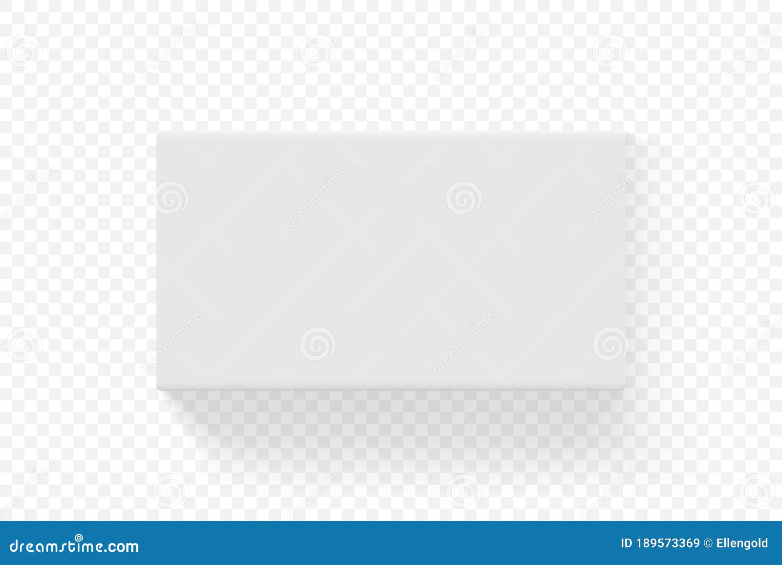 White Paper Box Isolated on White Background Stock Vector ...