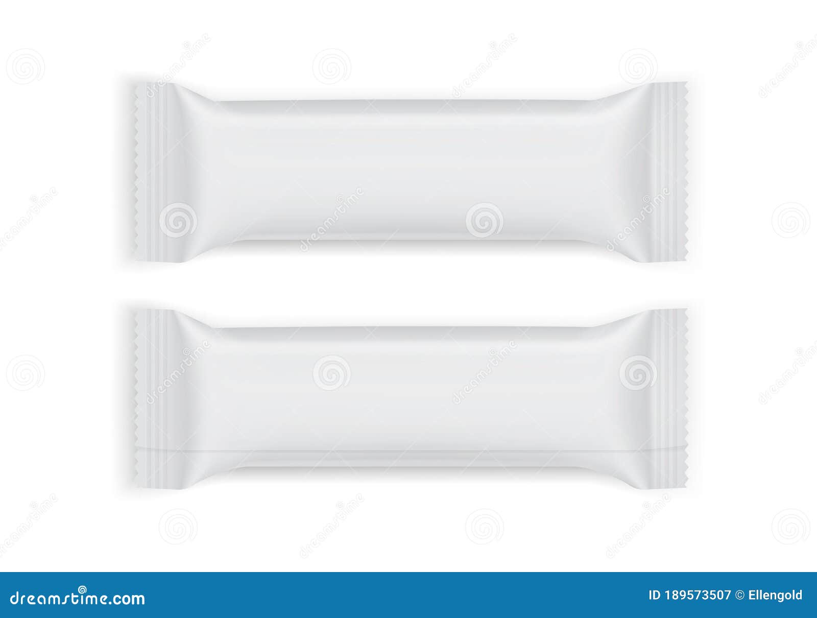 White Paper Packaging Isolated on White Stock Vector - Illustration of ...