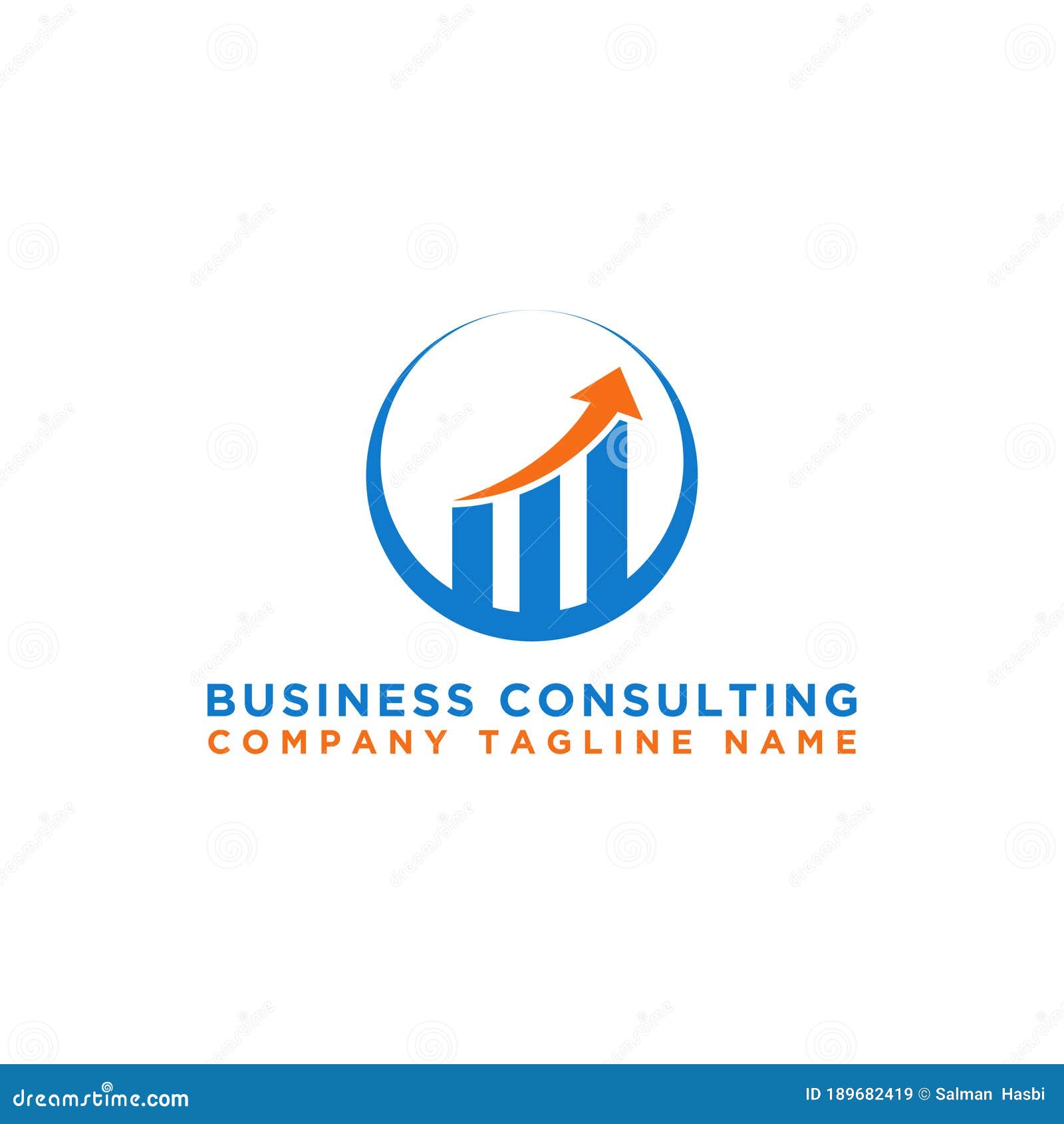 Business Consulting Logo Template. Stock Vector - Illustration of ...
