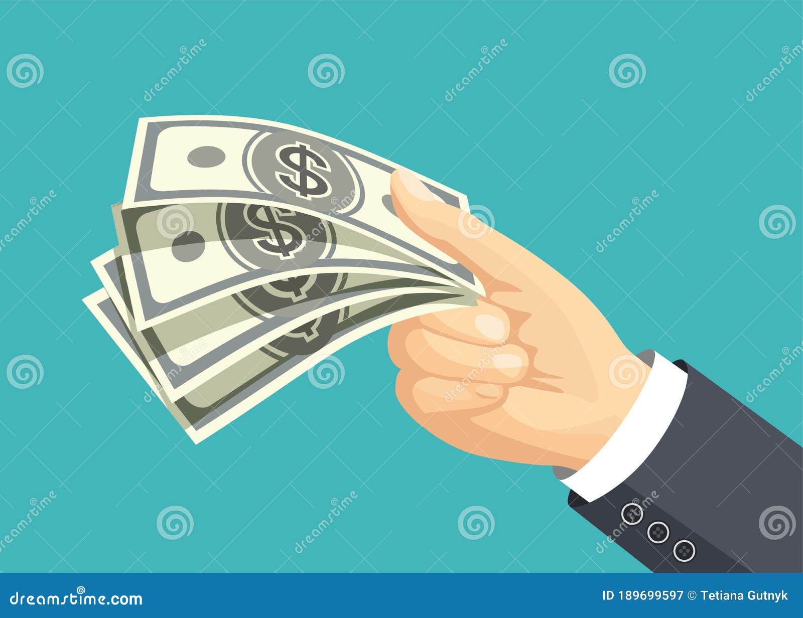 Pack Of Banknotes On A Wooden Pallet. Stock Photography | CartoonDealer ...