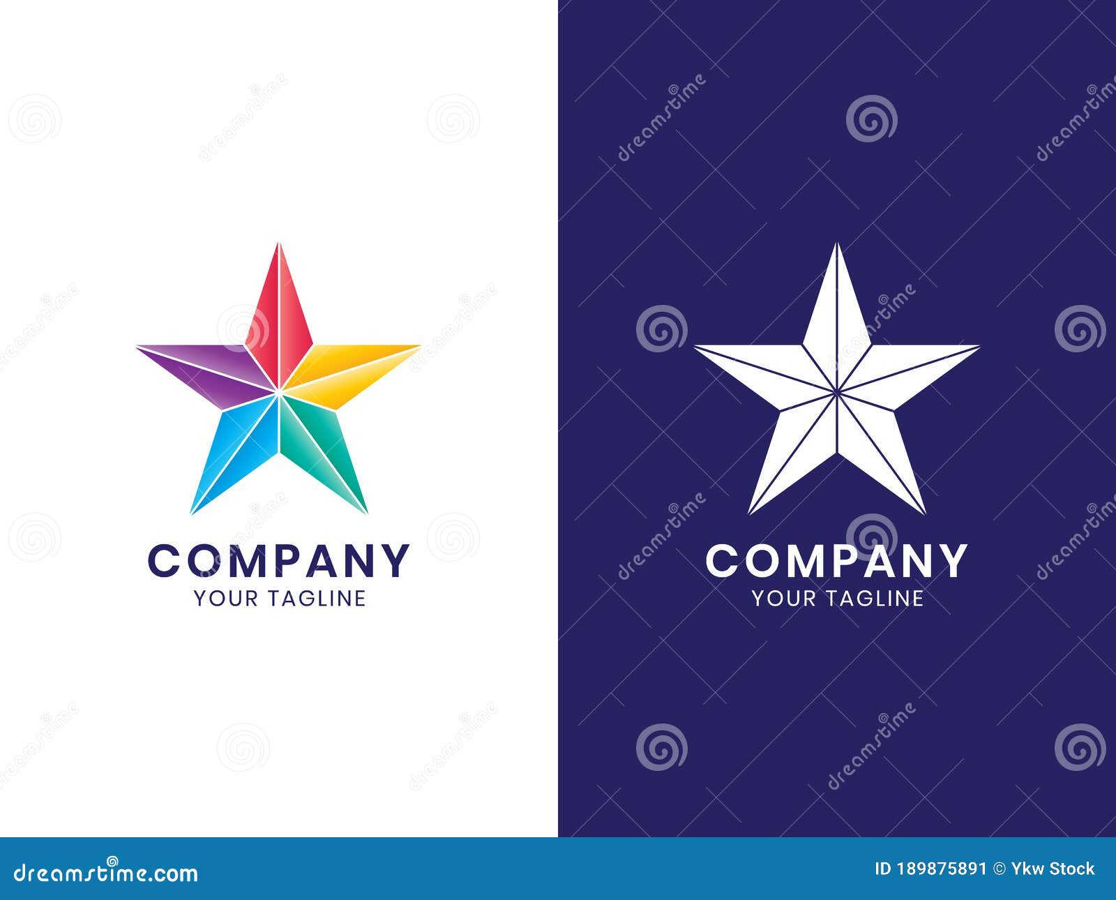 Modern Community Star Logo. for Personal or Business. Colorful Gradient ...