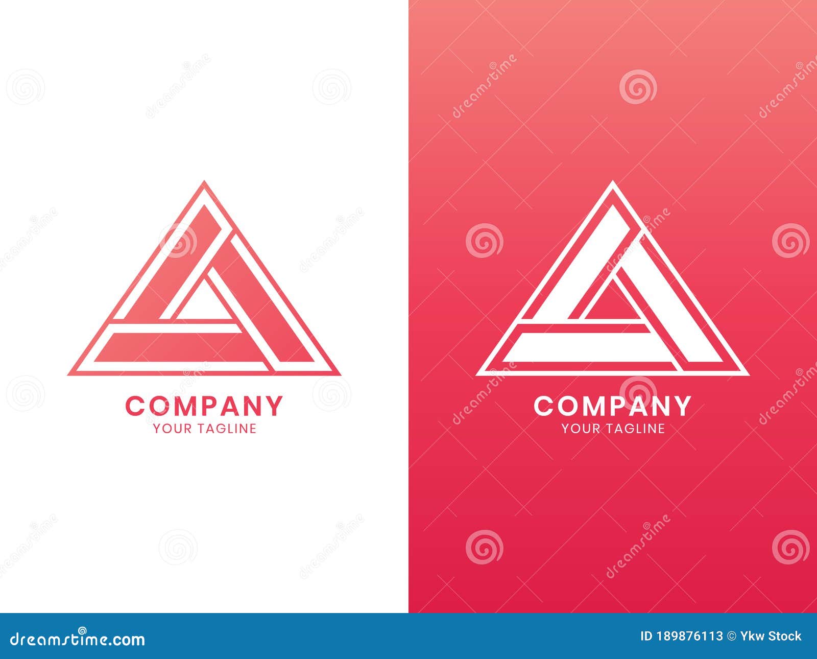 Modern Triangle Logo. for Personal or Business. Colorful Gradient ...