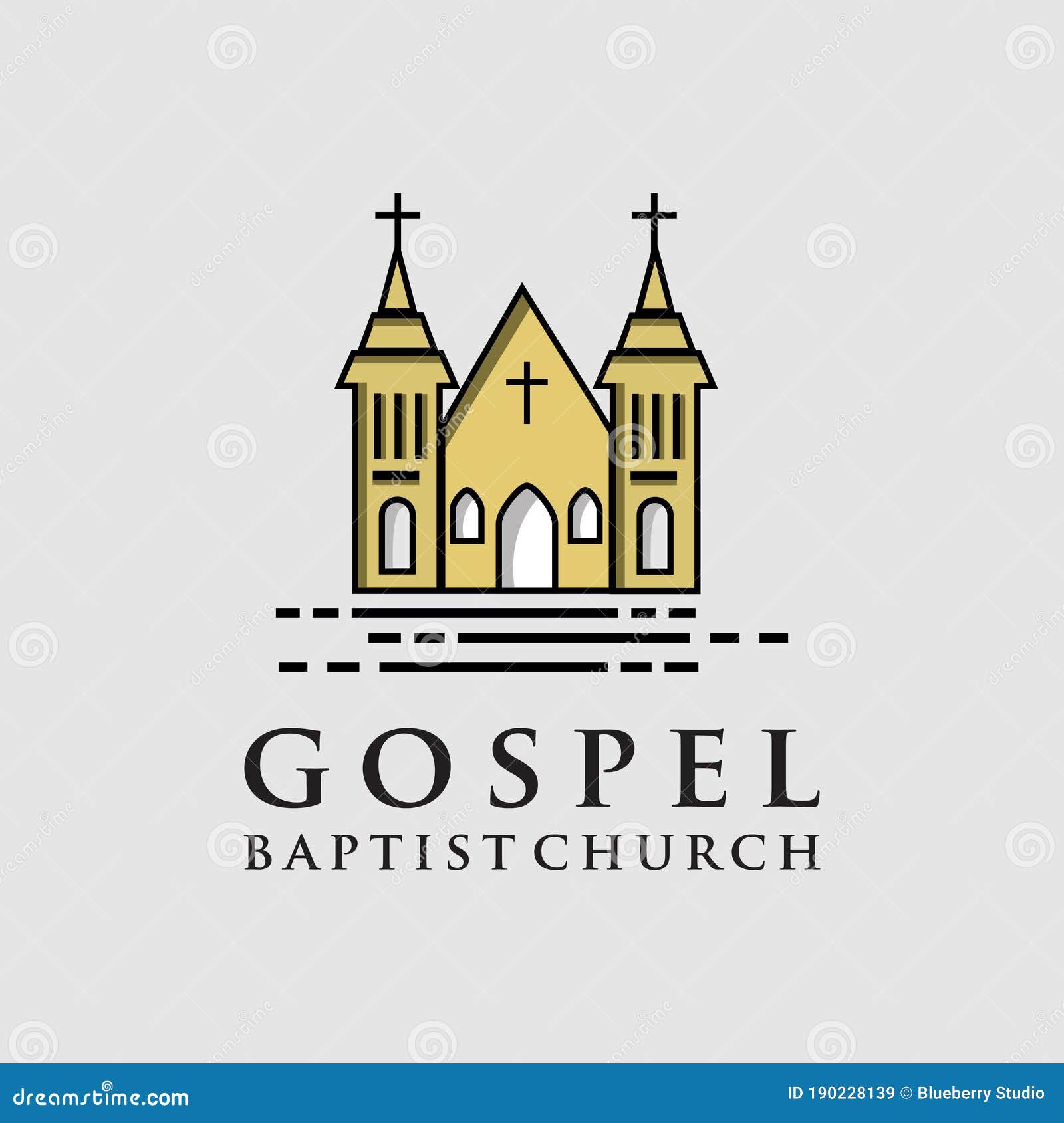 Gospel Baptist Church Logo Icon Design. Living Gospel Church Logo ...
