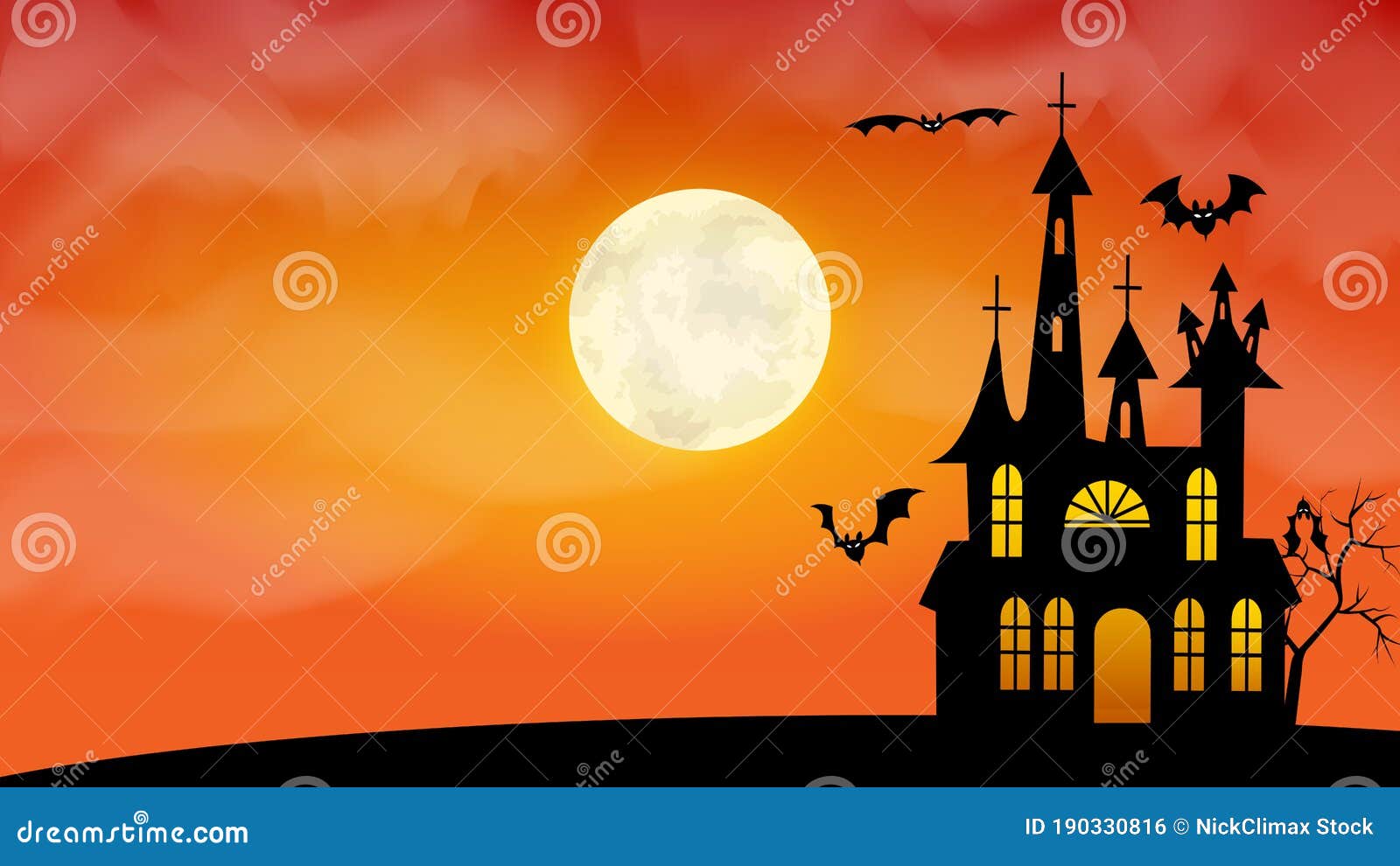 Horror Moon Vector Stock Illustrations – 40,639 Horror Moon Vector ...