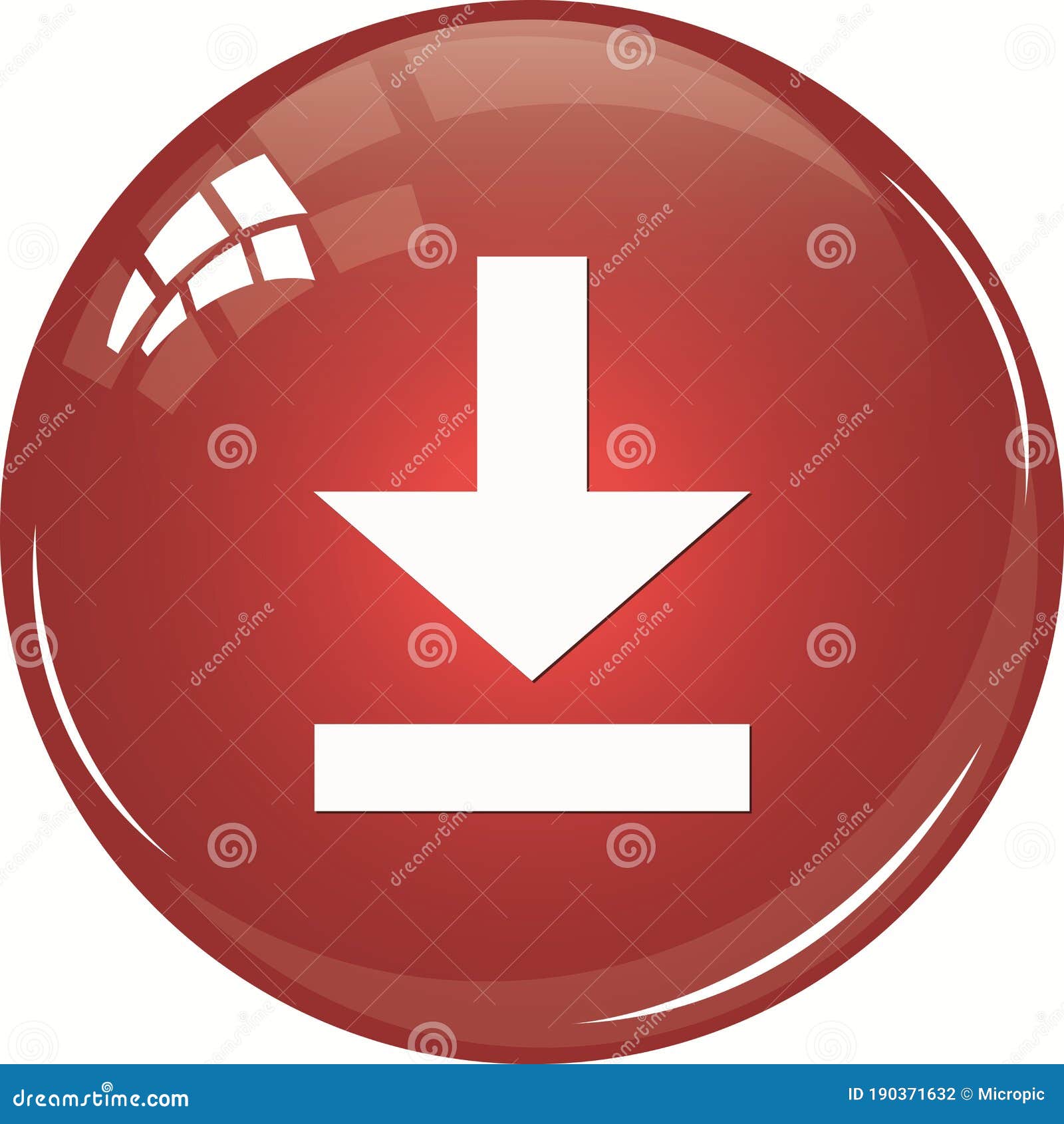 Ui Button Website Rectangular Modern Action Interface Elements App Click Download And