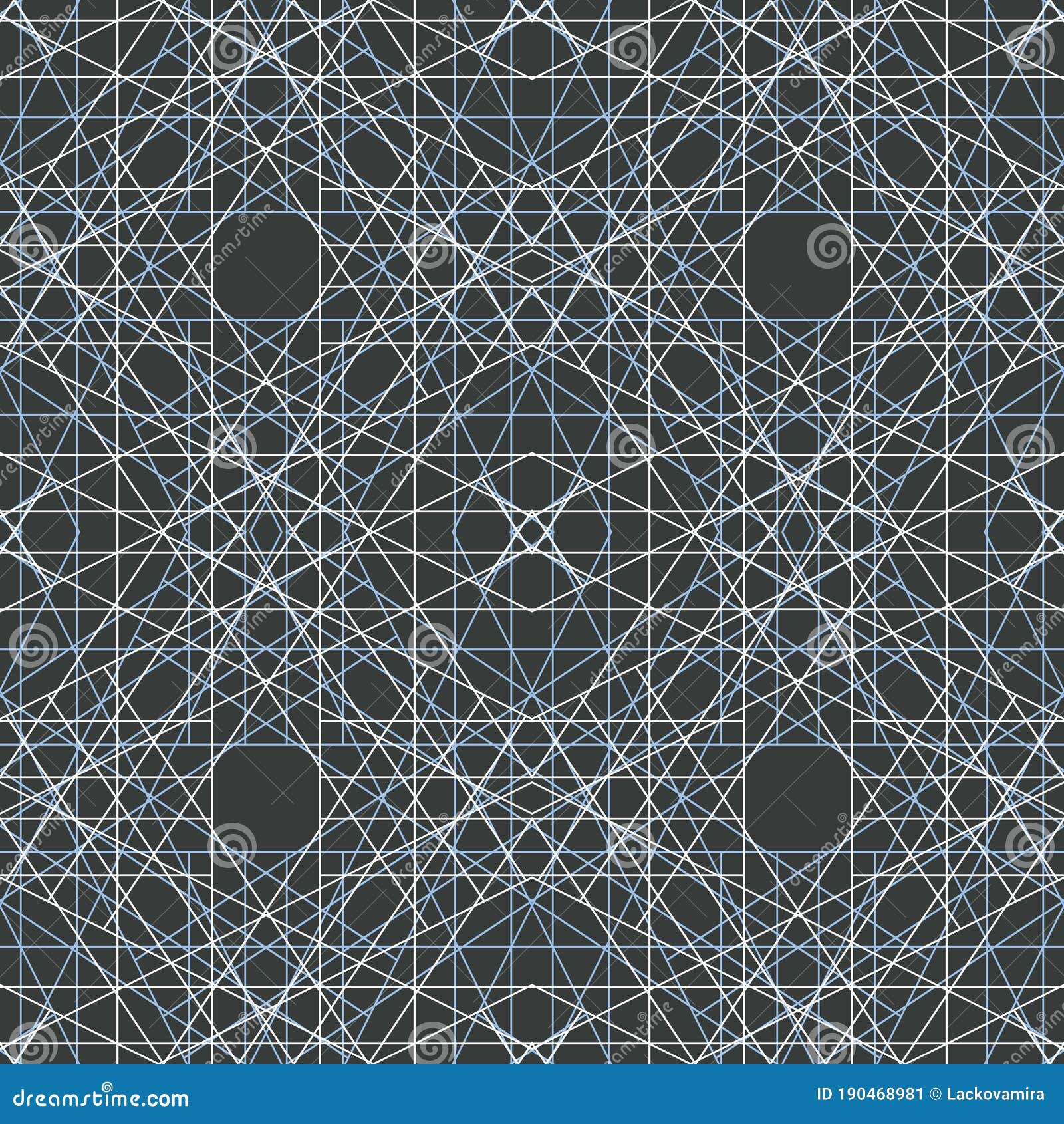 Seamless Geometric Pattern. Abstract Grey Background with Blue and ...