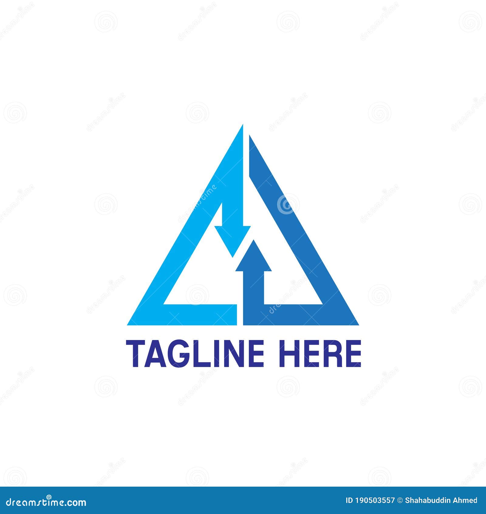 Abstract Vector Circle Up and Down Arrow Icon. Vector Circle Arrow Logo ...