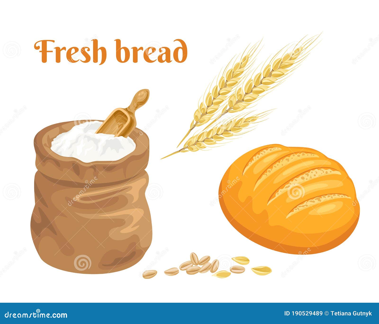 Flour Vector Icon Isolated On Transparent Background, Flour Logo Design ...
