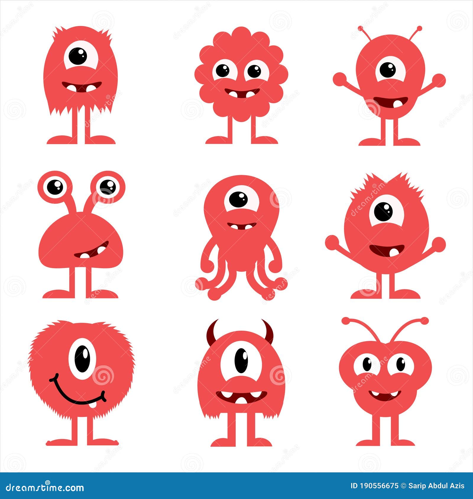 Cyclops Silhouette Monster Villain Fantasy Vector Illustration ...