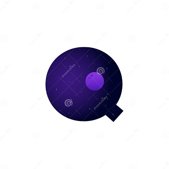 Initial Space Q logo stock vector. Illustration of modern - 190608881