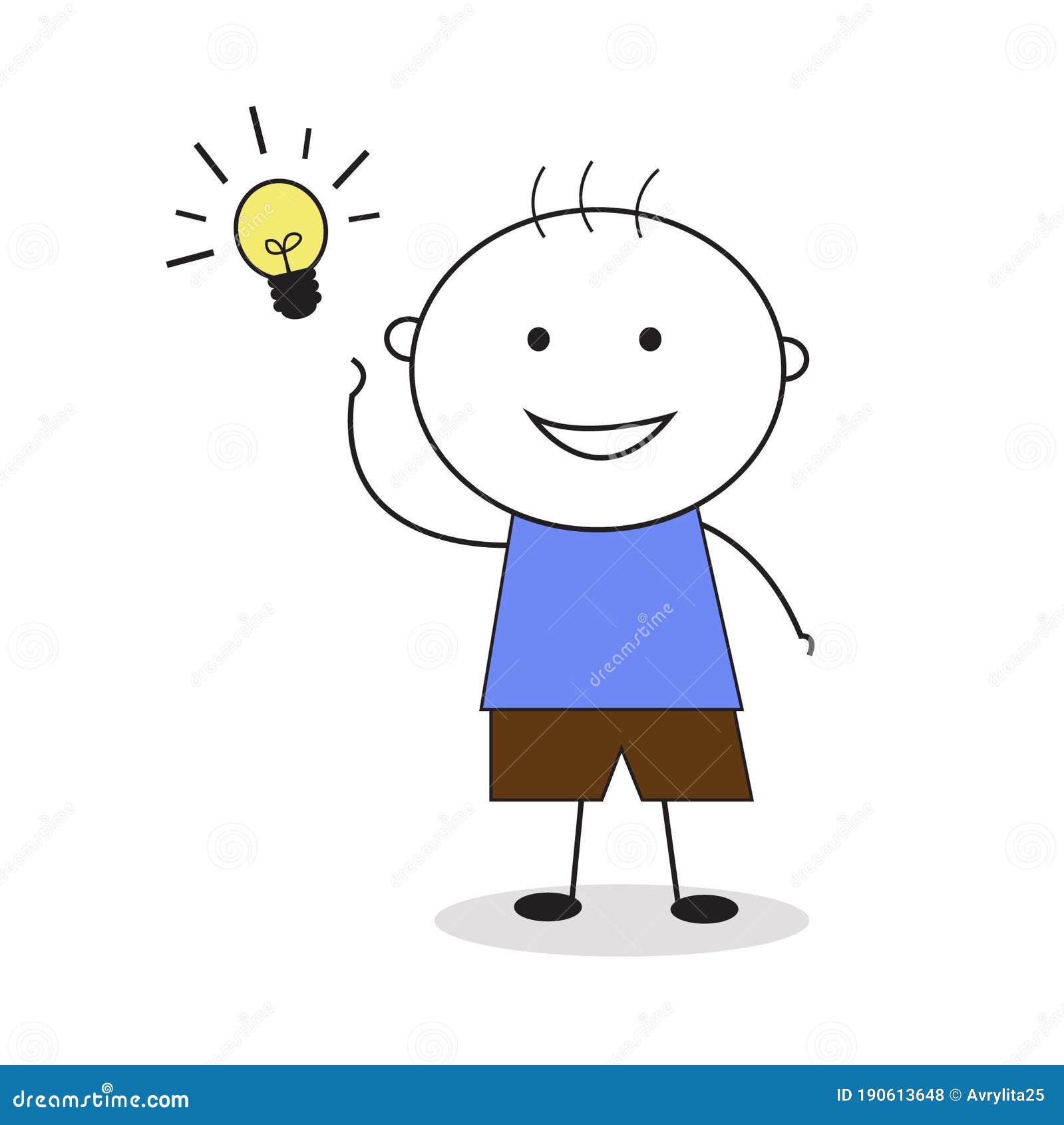 People Got Idea Doodle Style Illustration Vector Stock Vector ...