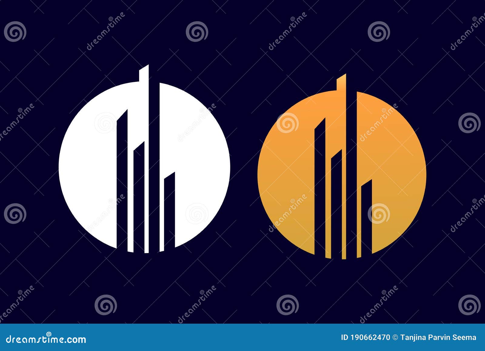 City building logo set stock vector. Illustration of logo - 190662470