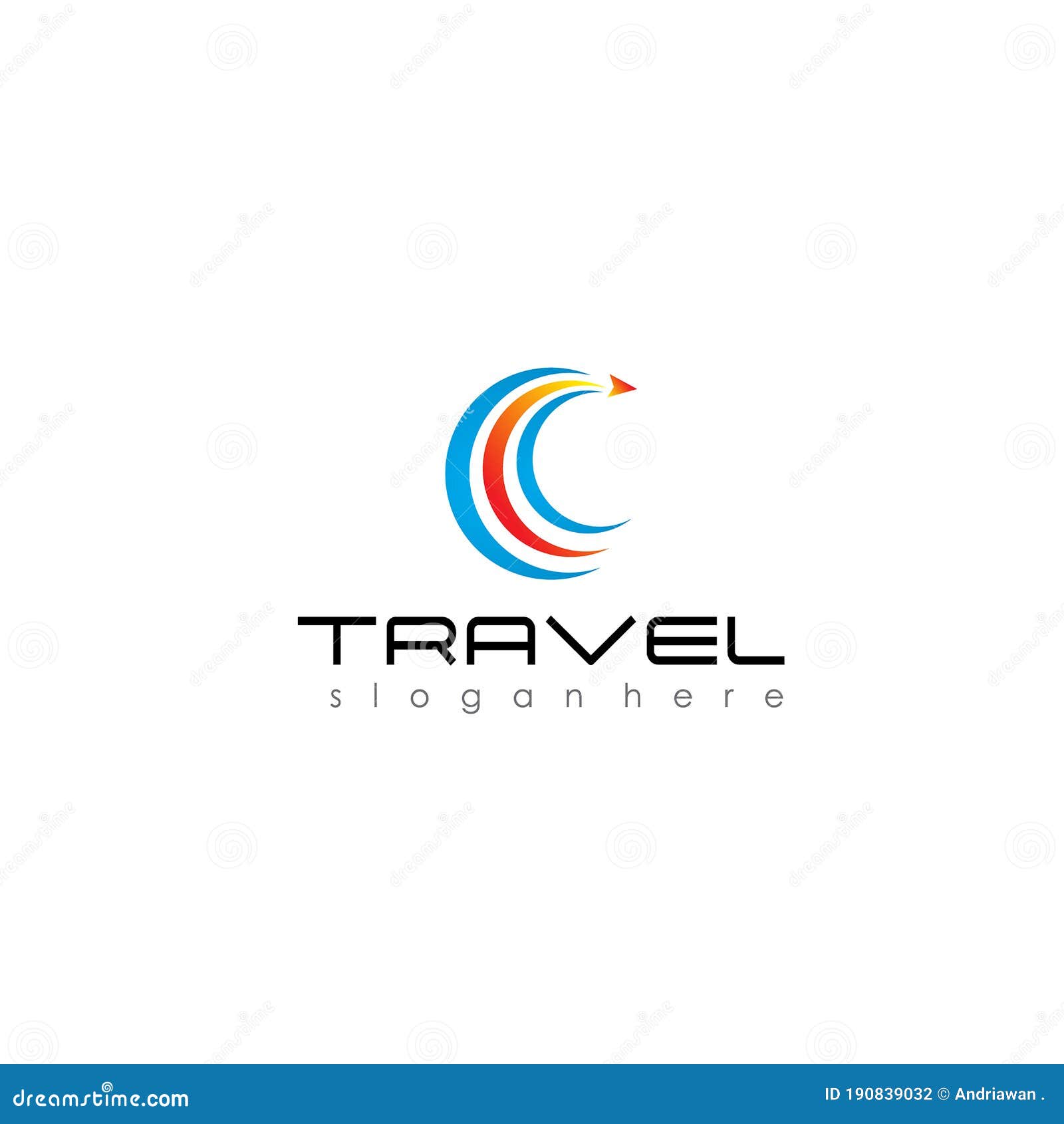 Travel logo letter C stock vector. Illustration of design - 190839032