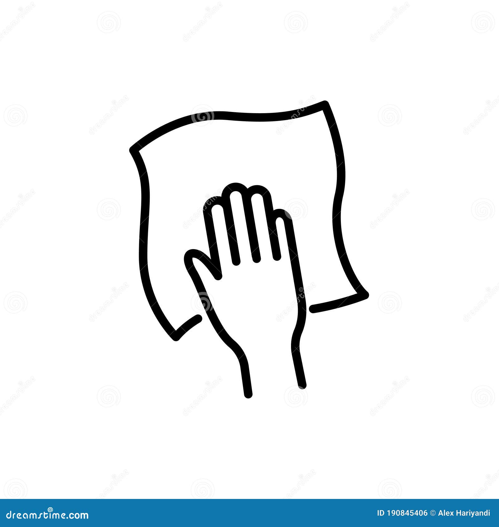 Easy Clean Surface Icon Vector Stock Vector - Illustration of cloth ...