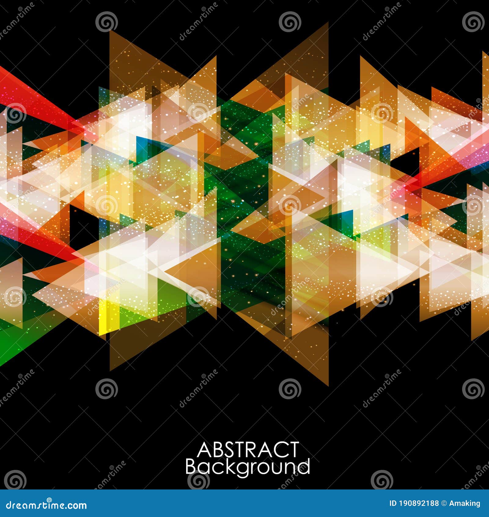 Abstract Modern Triangle Digital - Vector Background. Stock Vector ...