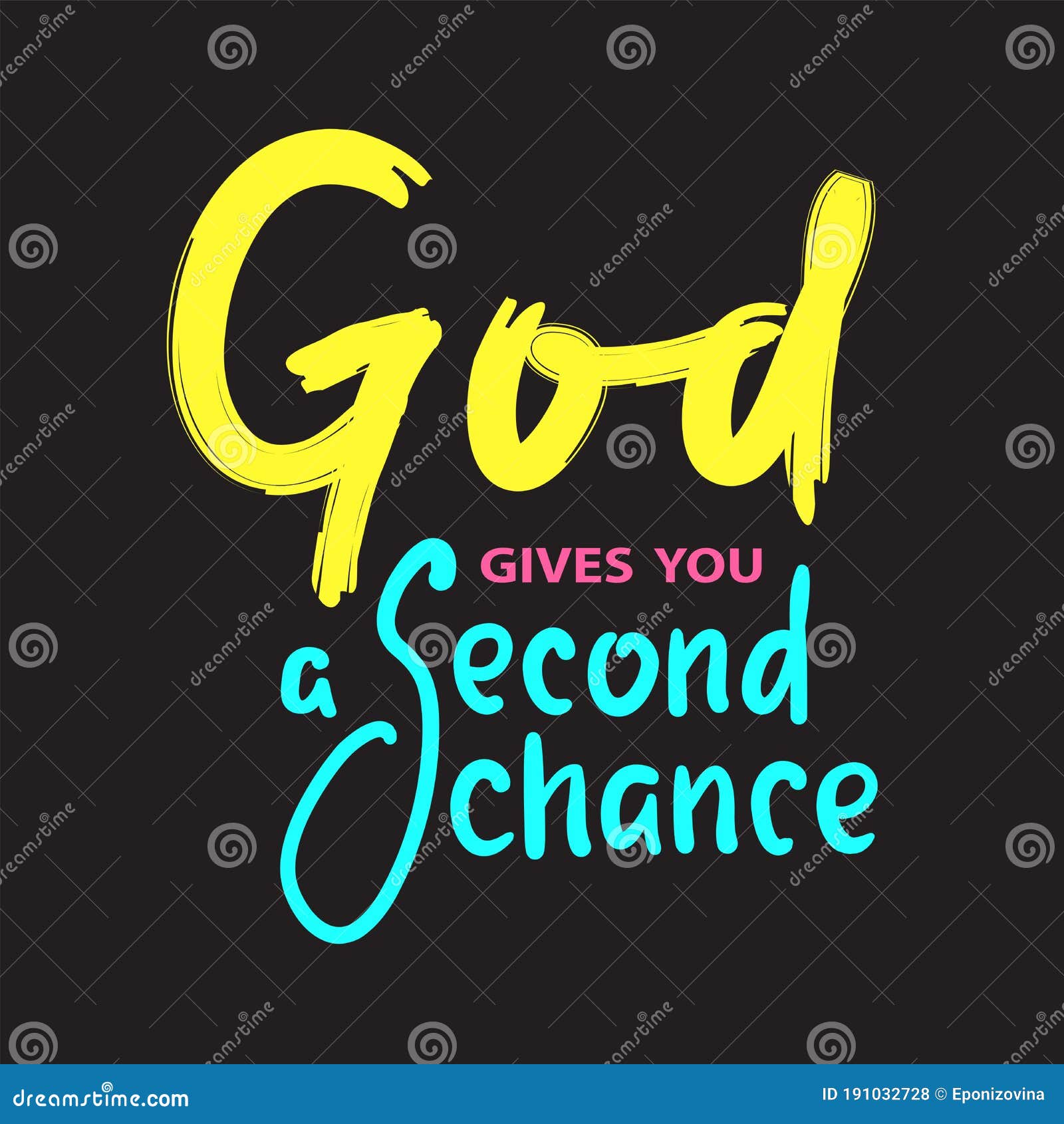 God Gives You Second Chance - Inspire Motivational Religious Quote ...