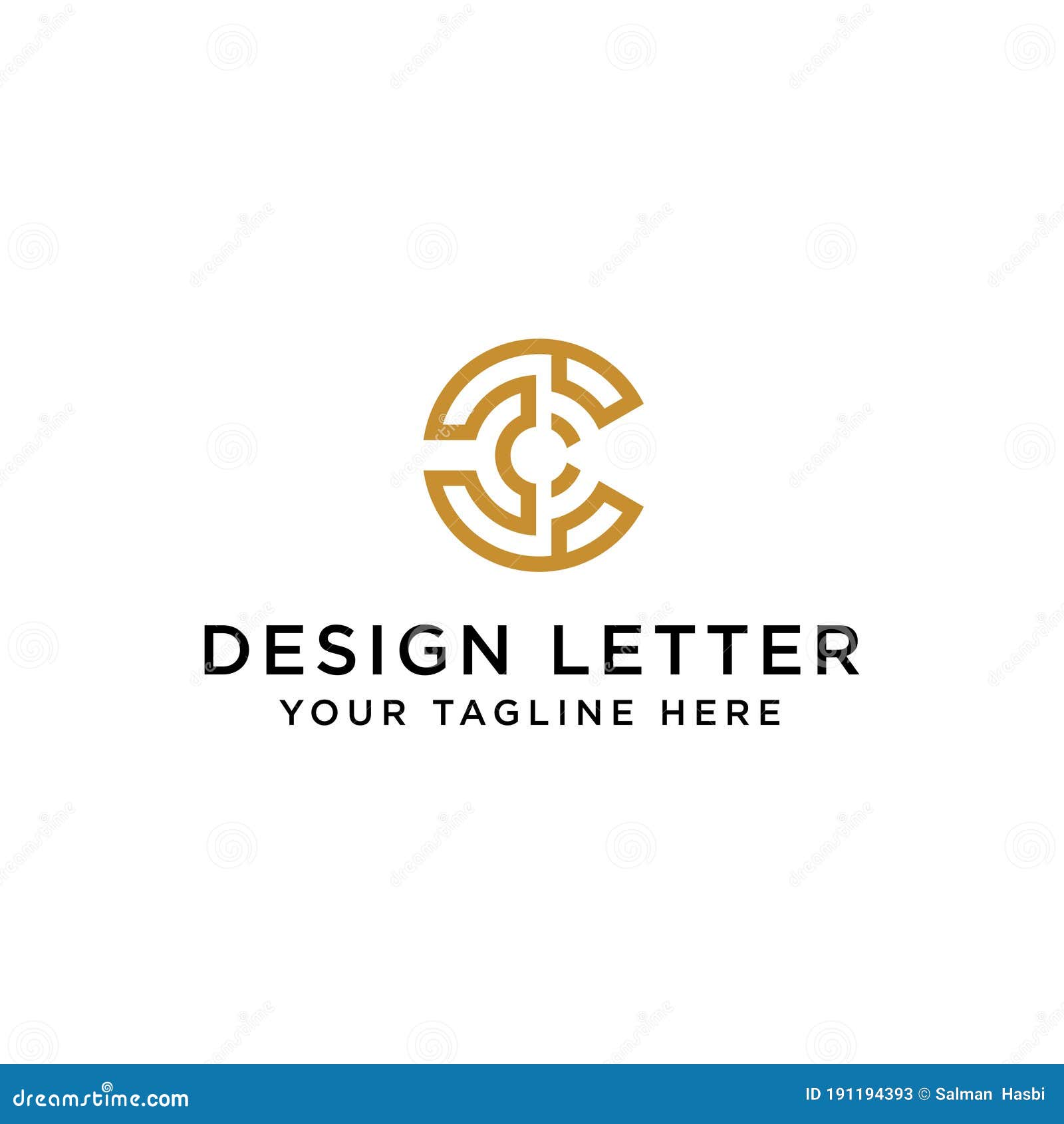 C Design Logo, Elegant, Trendy, Artistic Alphabet Logo Icon. Stock ...