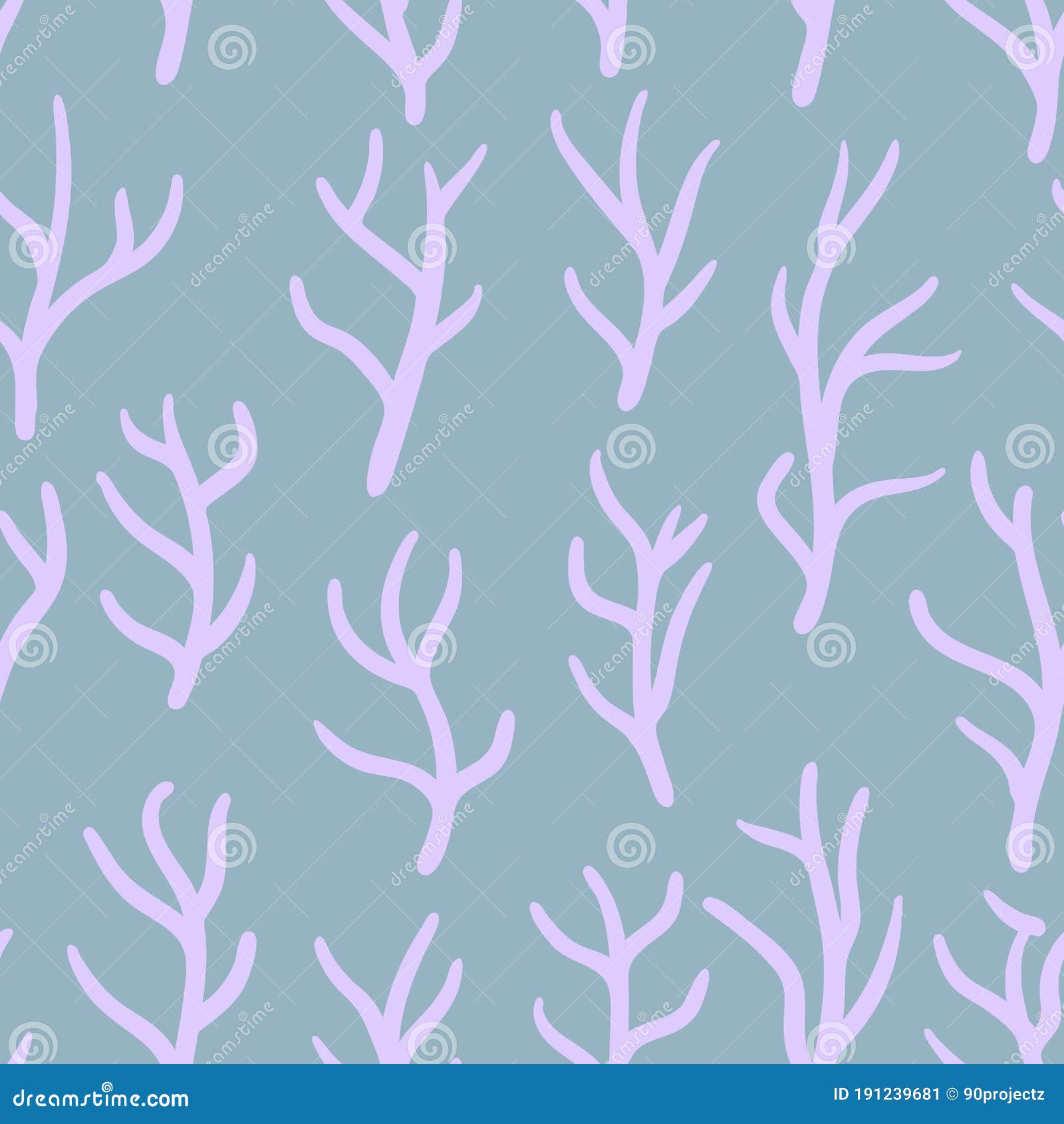 Abstract Coral Pattern, Seamless Pattern, Vector Ilustration EPS 10 ...