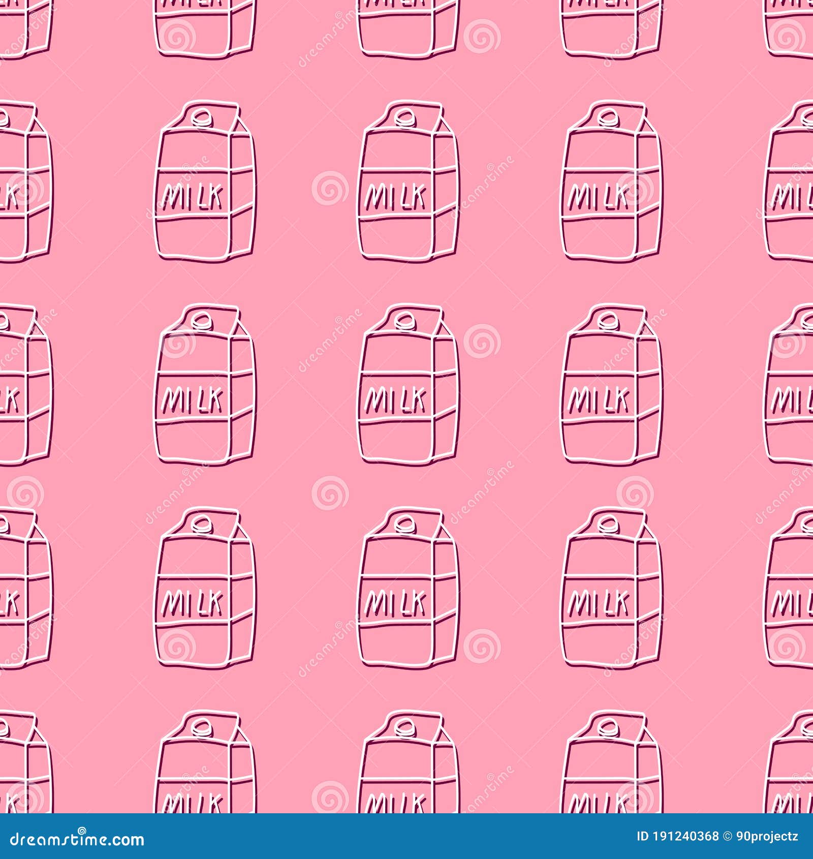 Seamless Milk Pattern, Abstract Milk Paper Illustration, Vector ...