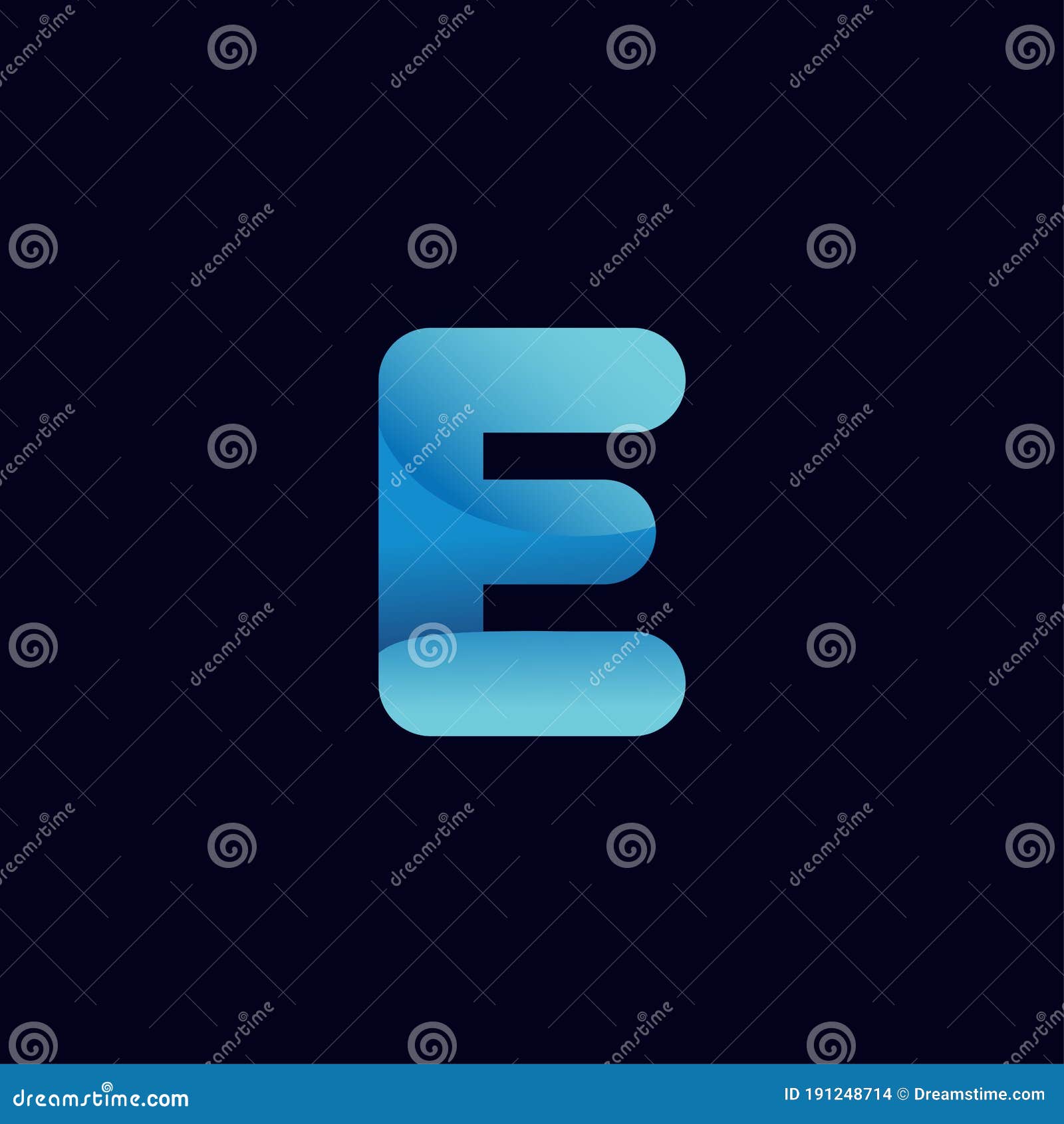 E Letter Unique Corporate Logo Editable Vector Stock Vector ...