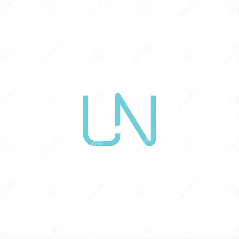 Initial Letter Ln Logo or Nl Logo Vector Design Template Stock Vector ...