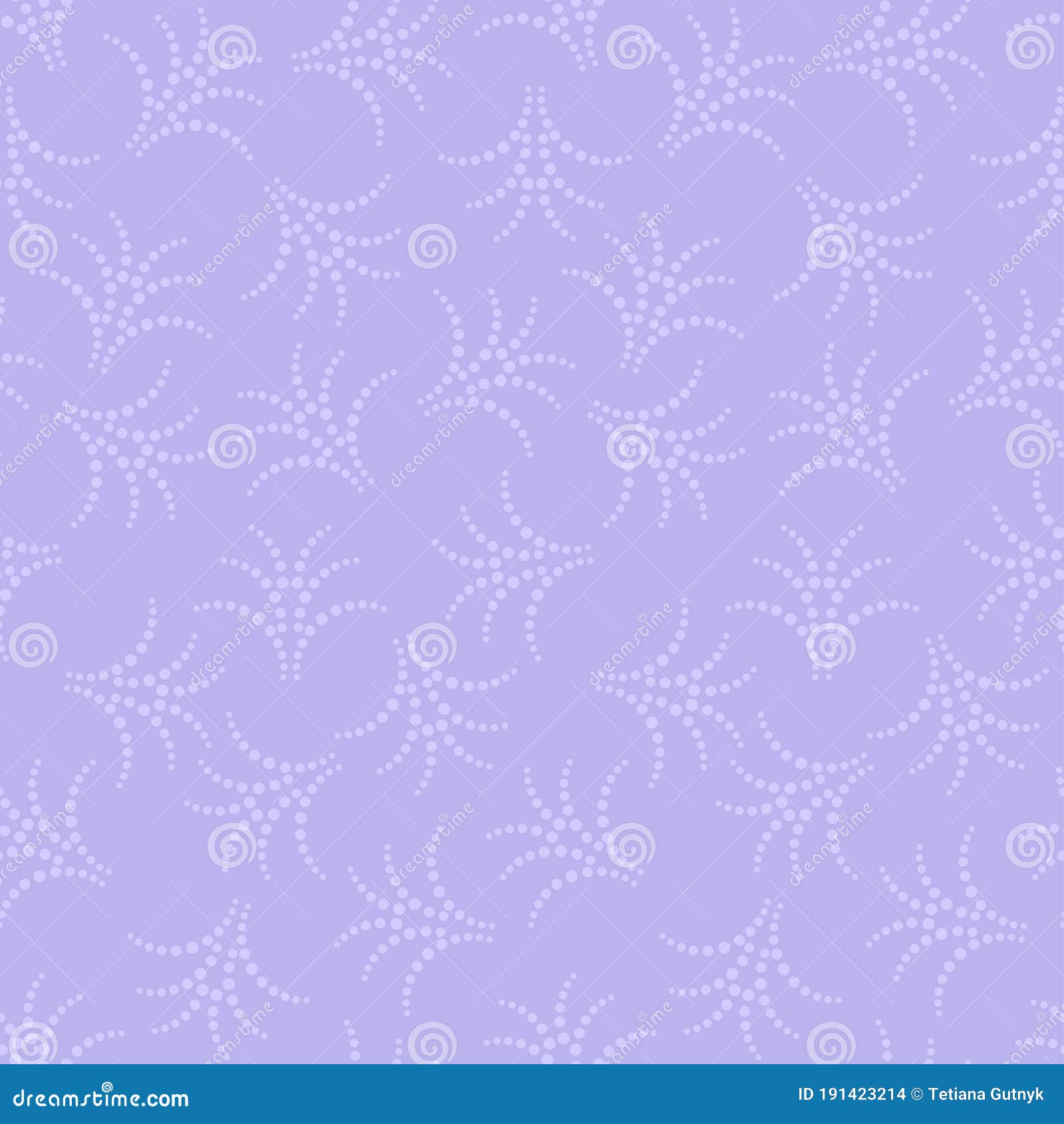 Purple Abstract Botanical Pattern. Vector Simple Background. Stock ...