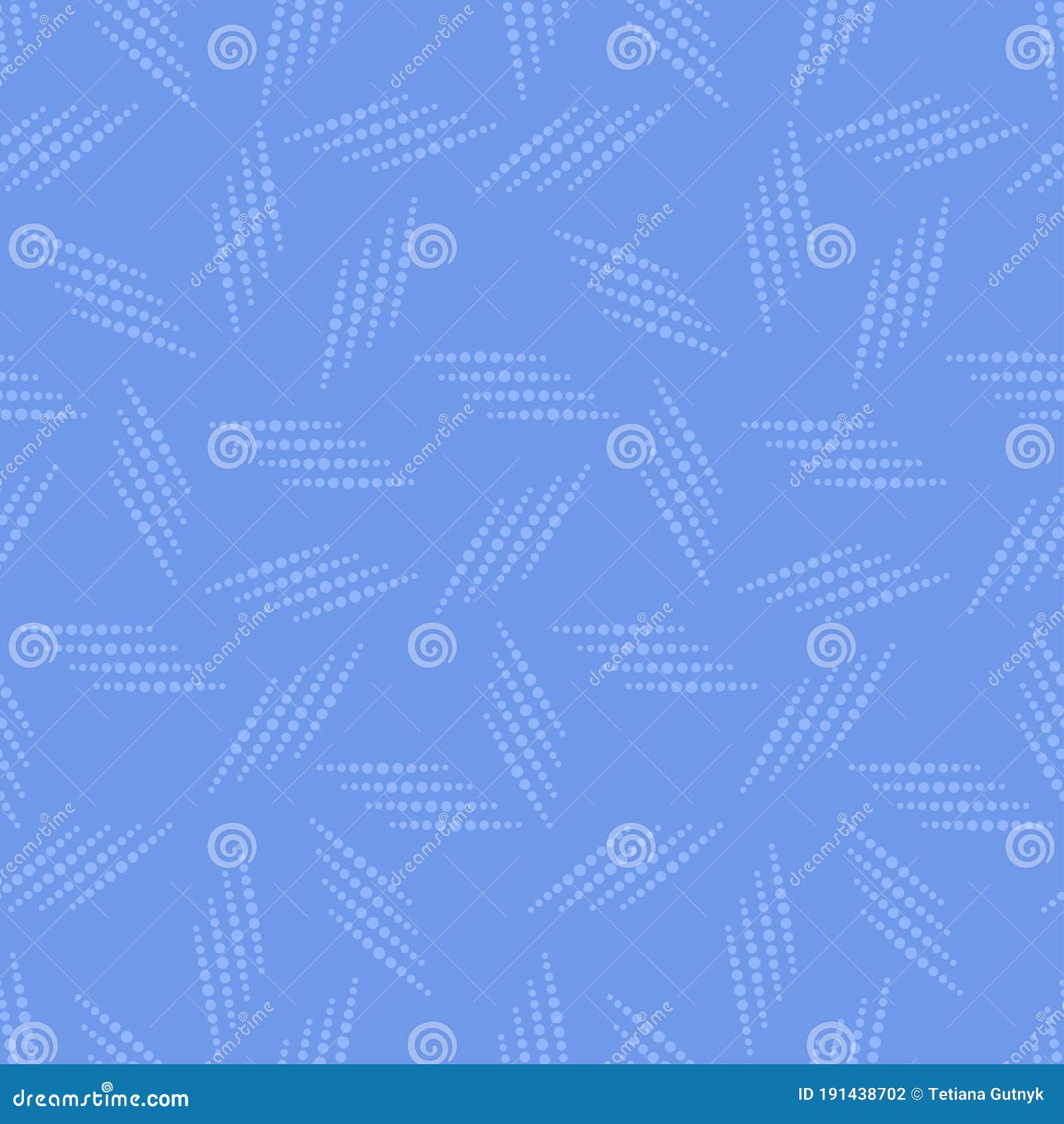 Geometric Blue Background. Seamless Abstract Pattern with Dots Stock ...