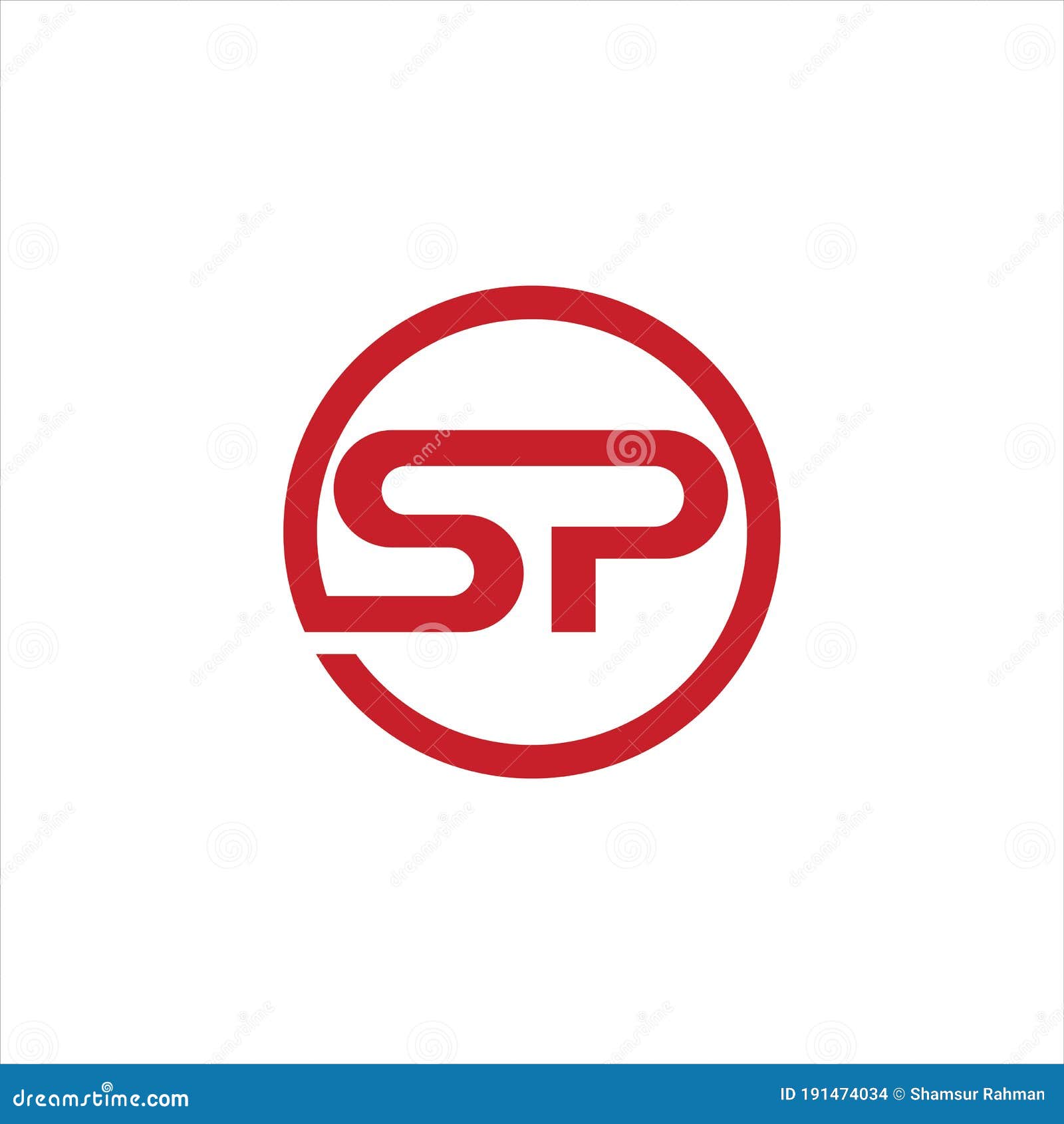 Initial Letter Sp Logo or Ps Logo Vector Design Template Editorial ...