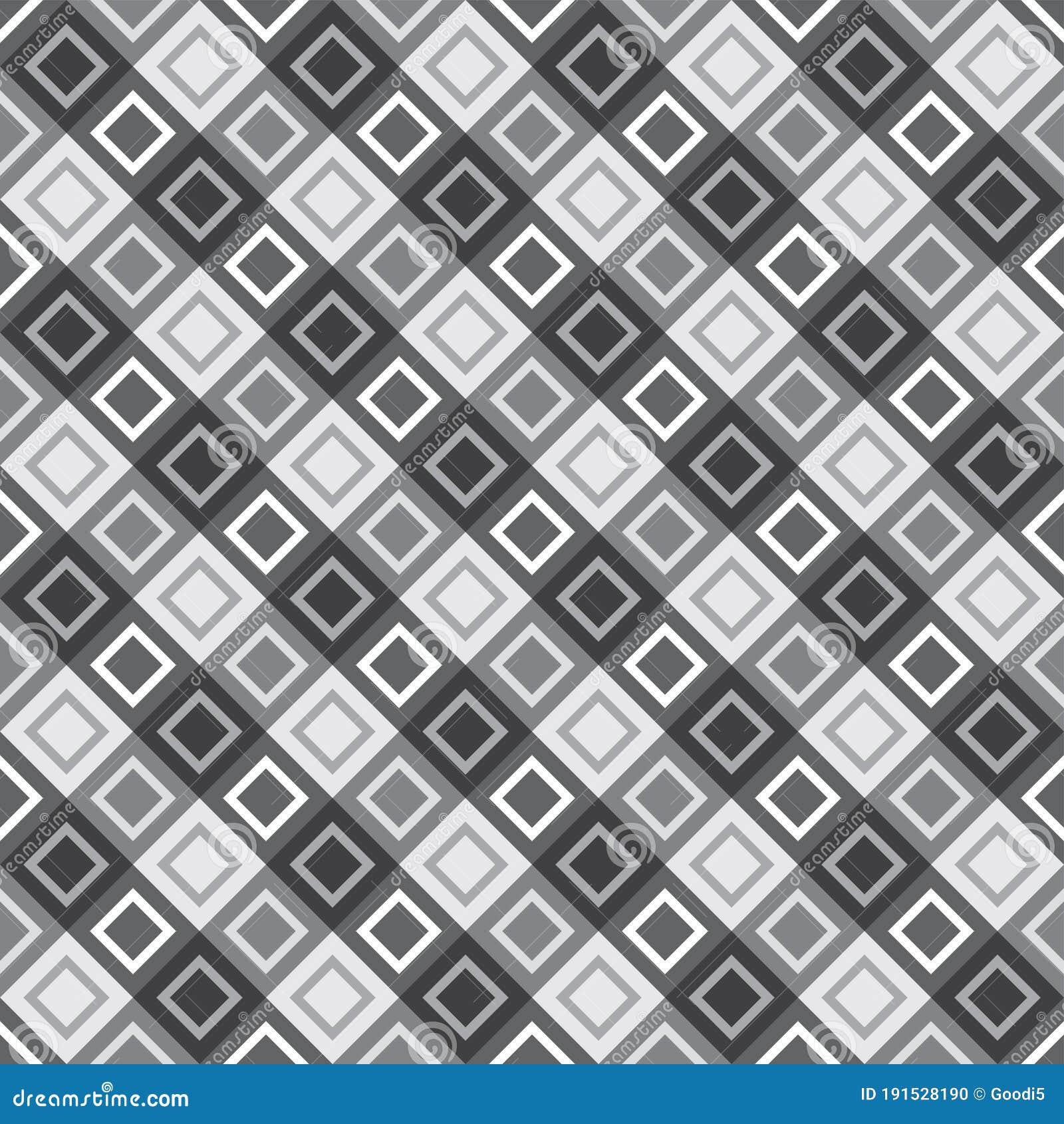 Seamless Rhombus Design Pattern in Greys Stock Vector - Illustration of ...