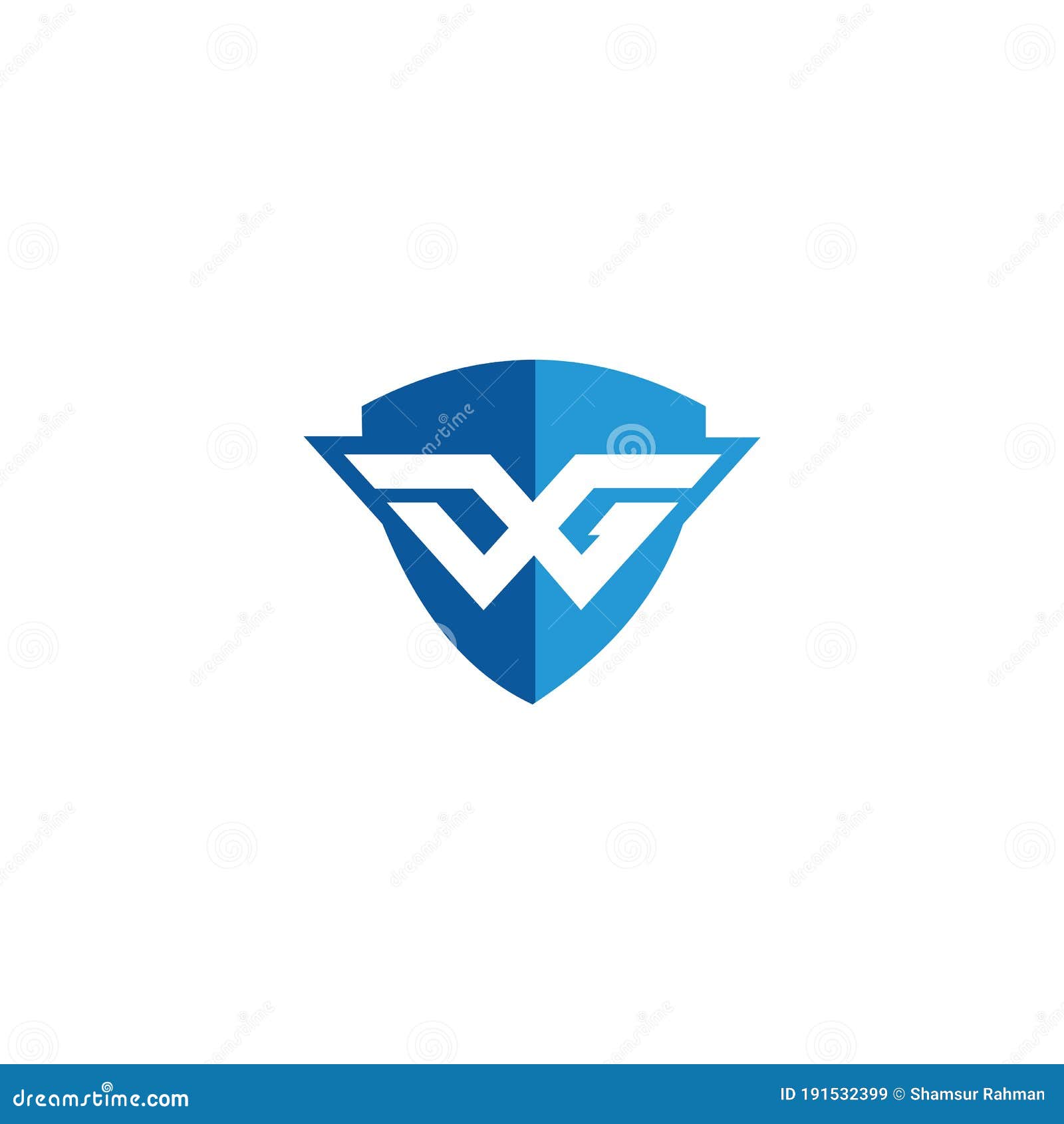 Initial Letter Wg Logo or Gw Logo Vector Design Template Stock Vector ...