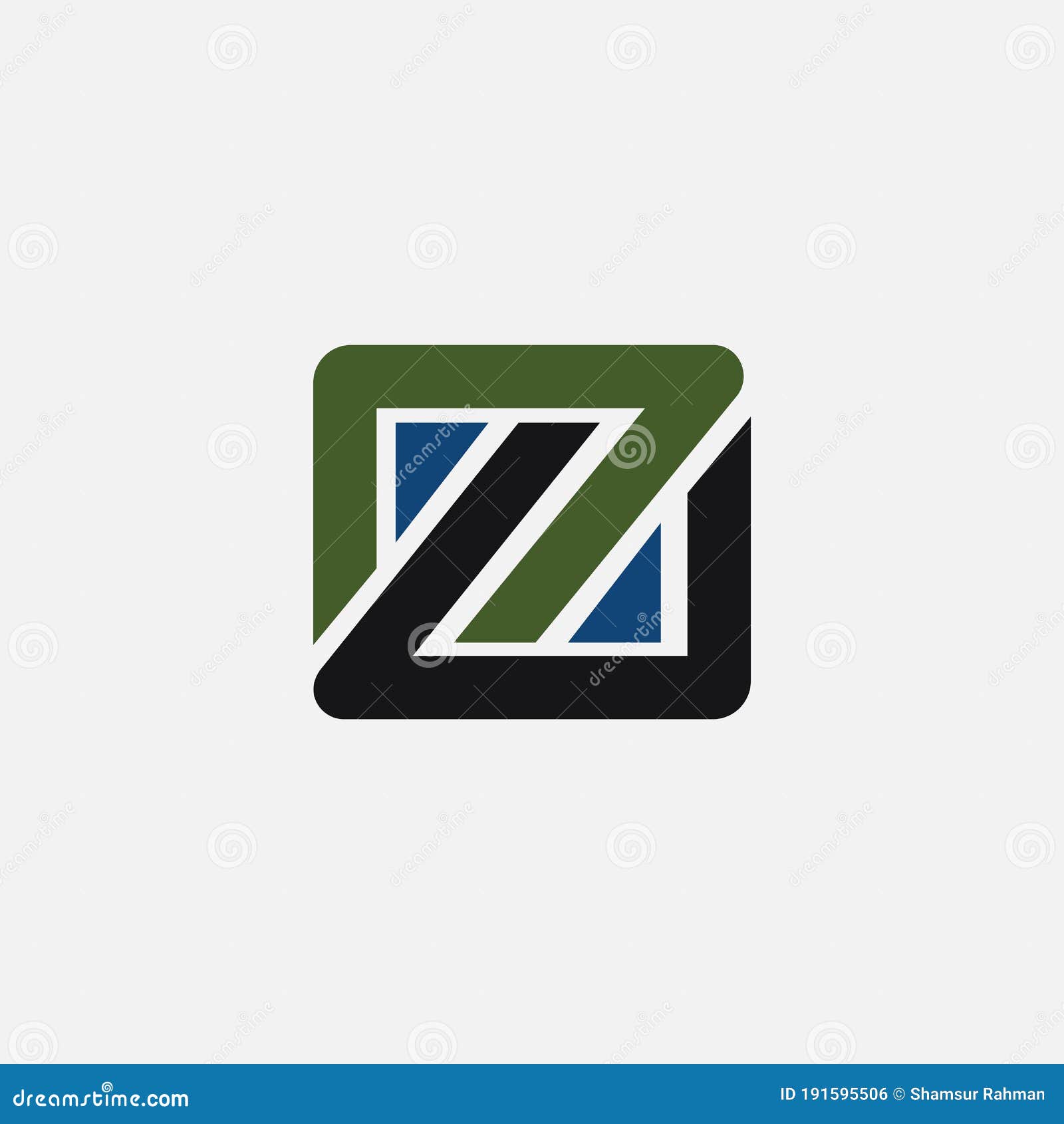 Initial Letter Z Logo or Zz Logo Vector Design Template Stock Vector ...