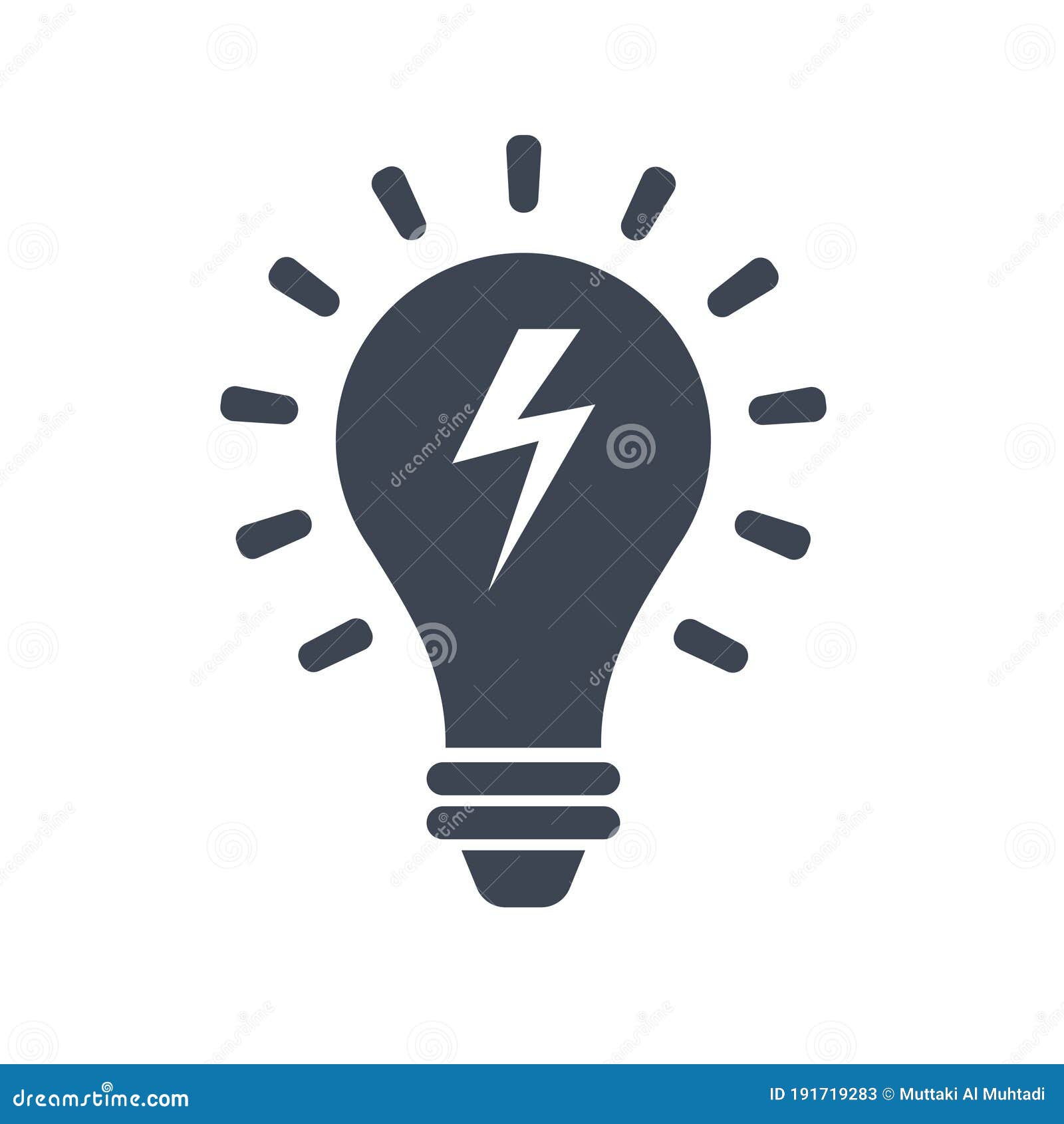 Energy Light Icon Vector Graphic, Light Sign, Light Symbol Stock Vector ...