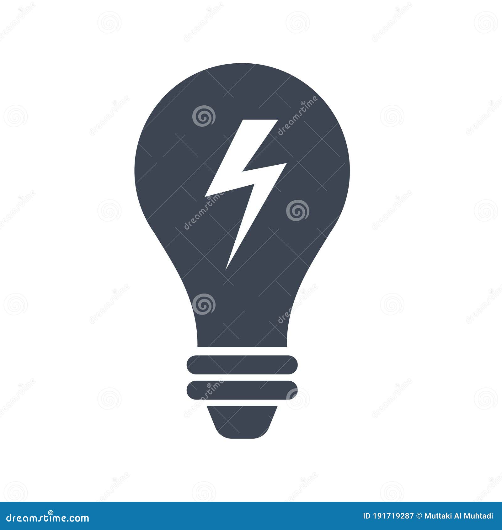Energy Light Icon, Bulb Light Energy Isolated Icon Stock Vector ...