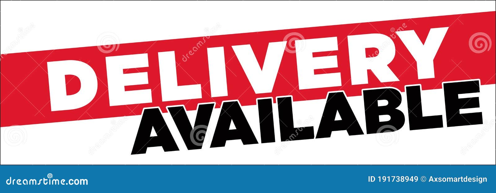 Delivery Available Banner | Large Signage for Retail Business and ...