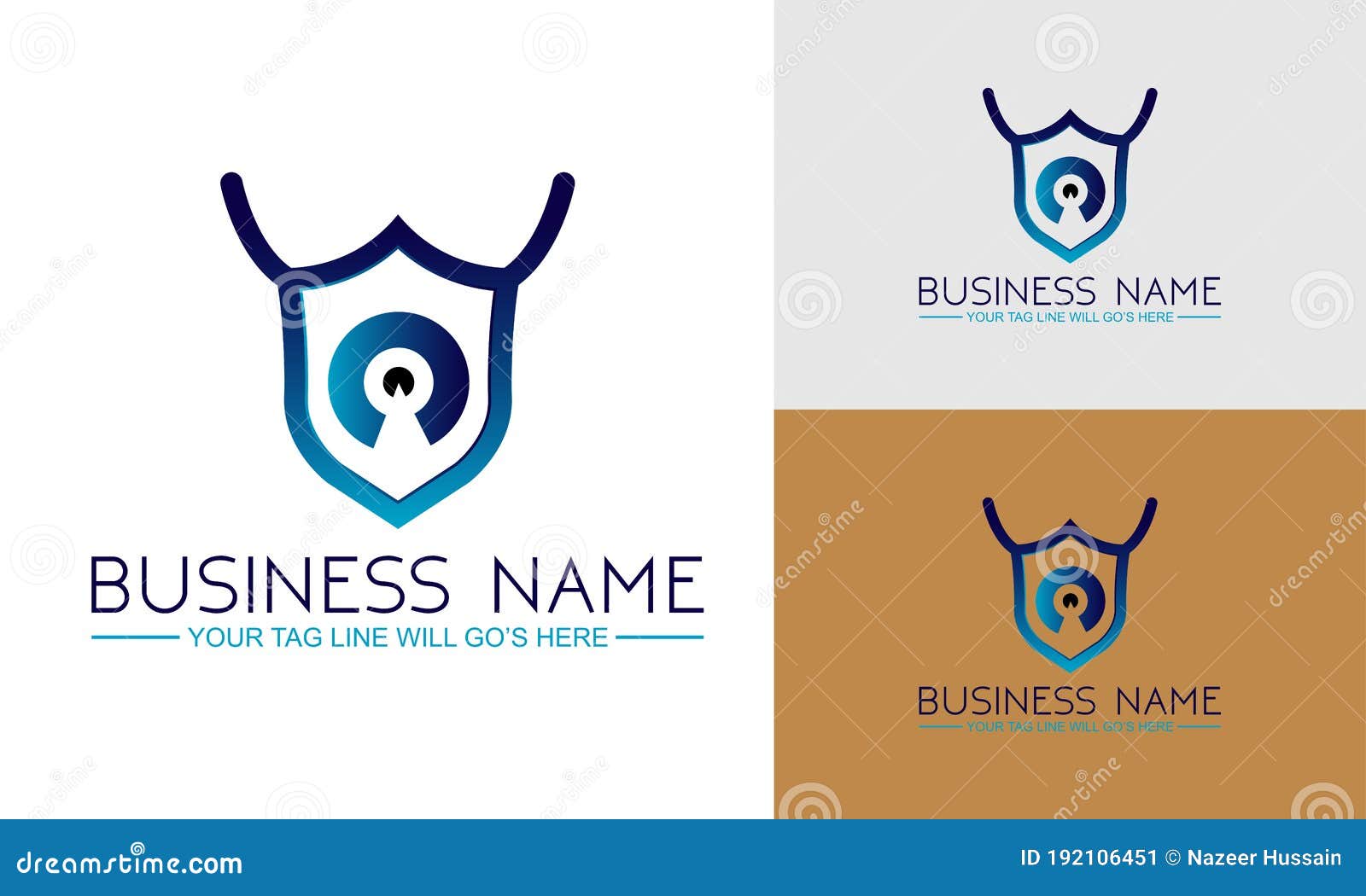 Security Protection Company Logo Icon Stock Vector - Illustration of ...