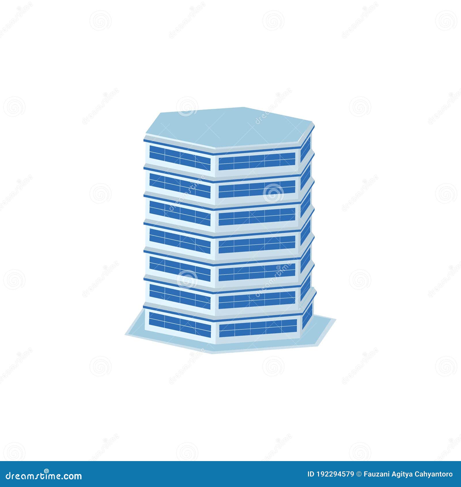 Hexagon Business Tower Building - Tower, Apartment, Urban Constructions ...