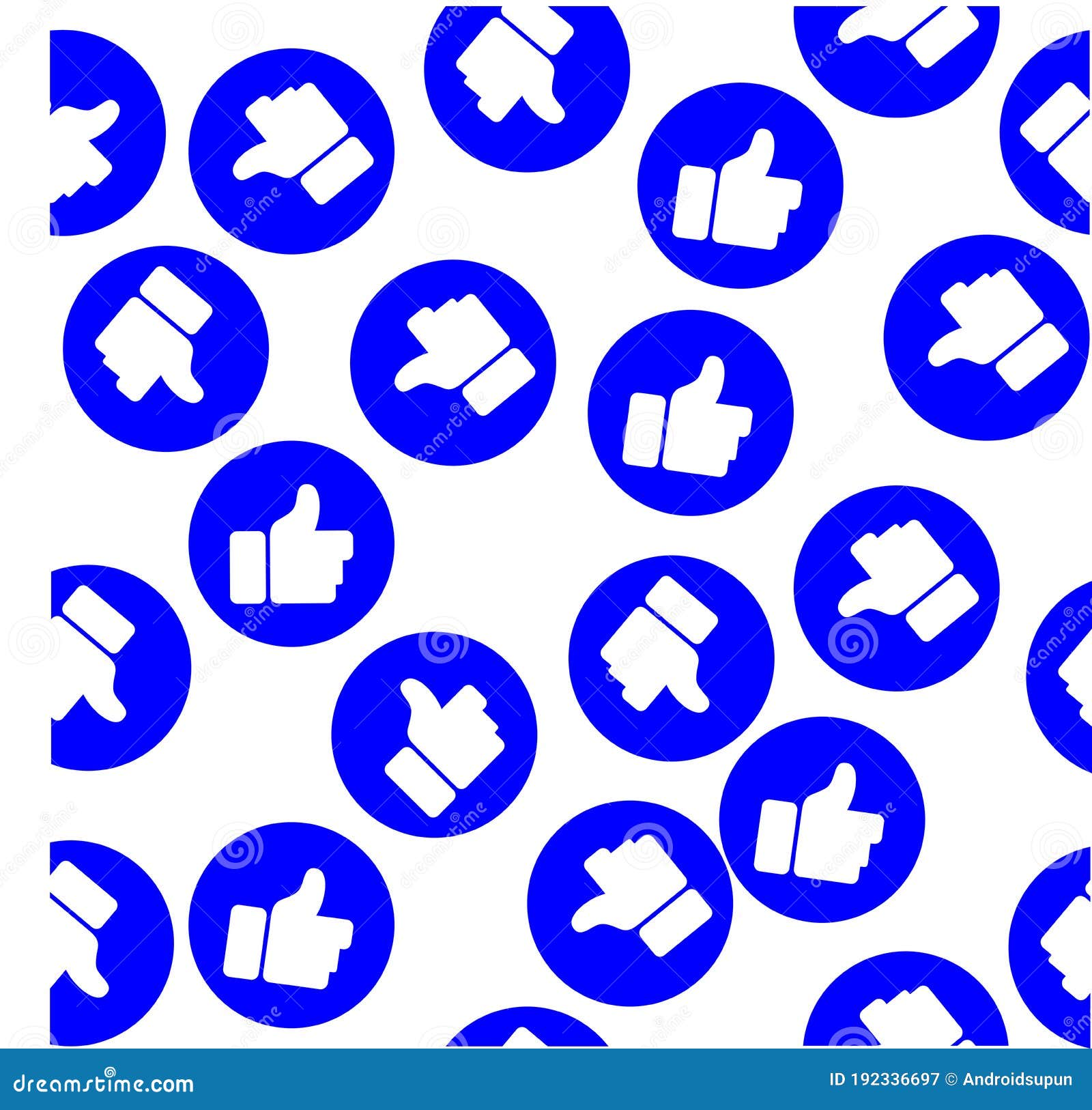 Facebook Like Button Seamless Pattern Editorial Photography ...